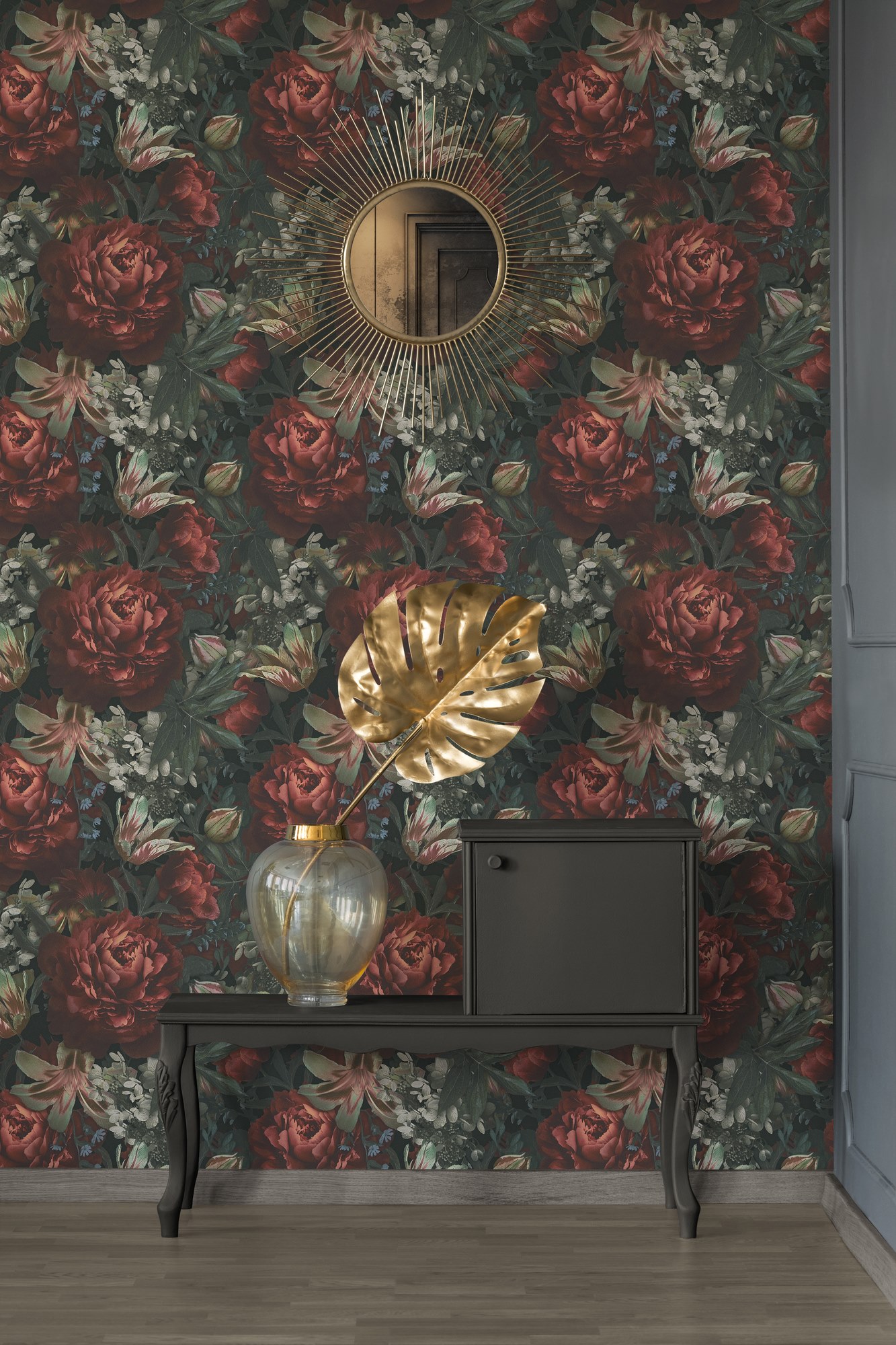 PINT WALLS Satin wallpaper with floral pattern By Architects Paper