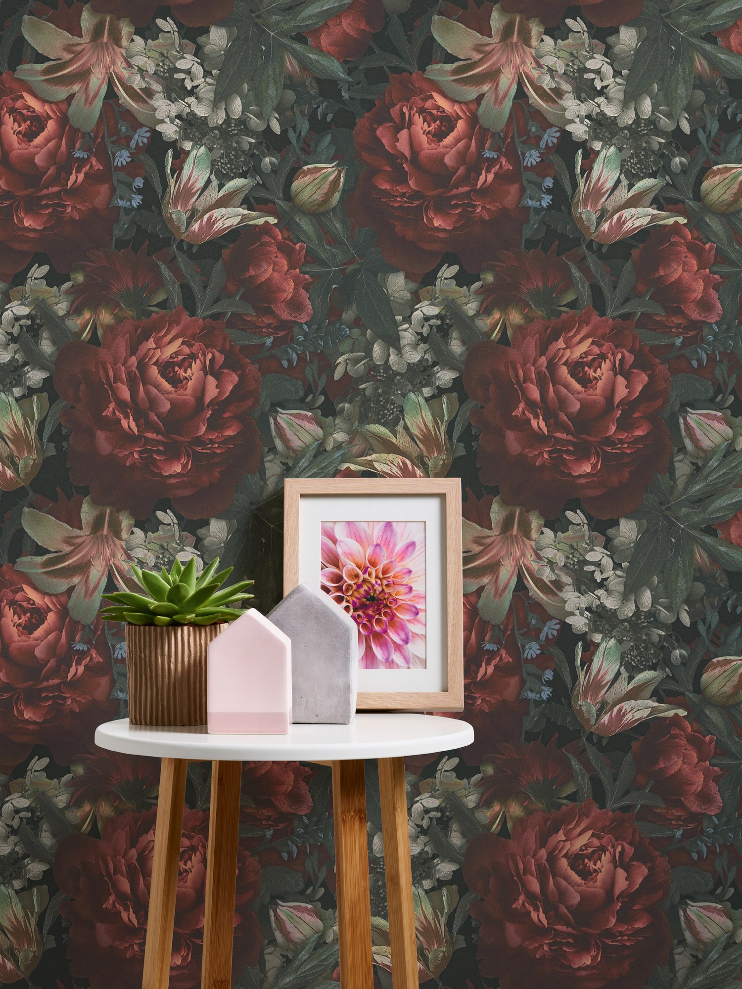 PINT WALLS Satin wallpaper with floral pattern By Architects Paper