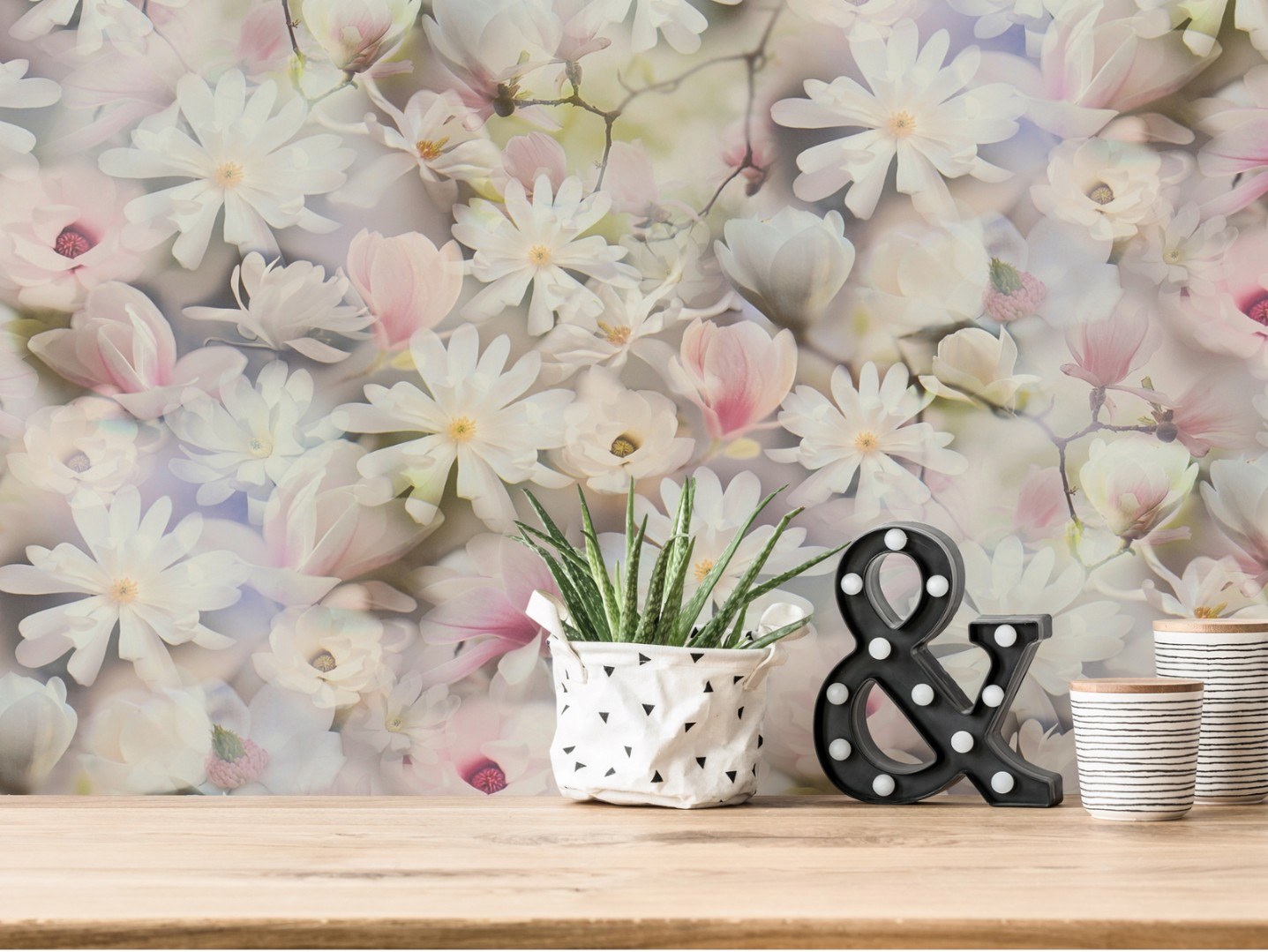 PINT WALLS Washable wallpaper with floral pattern By Architects Paper