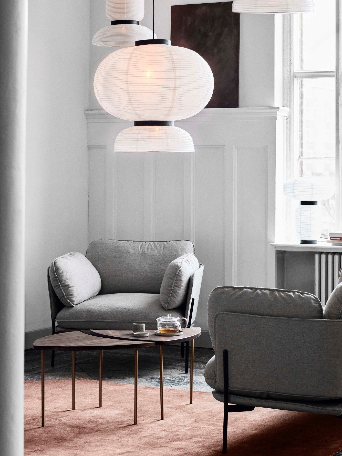 PINWHEEL HM7 coffee table By &TRADITION design Hvidt & Mølgaard