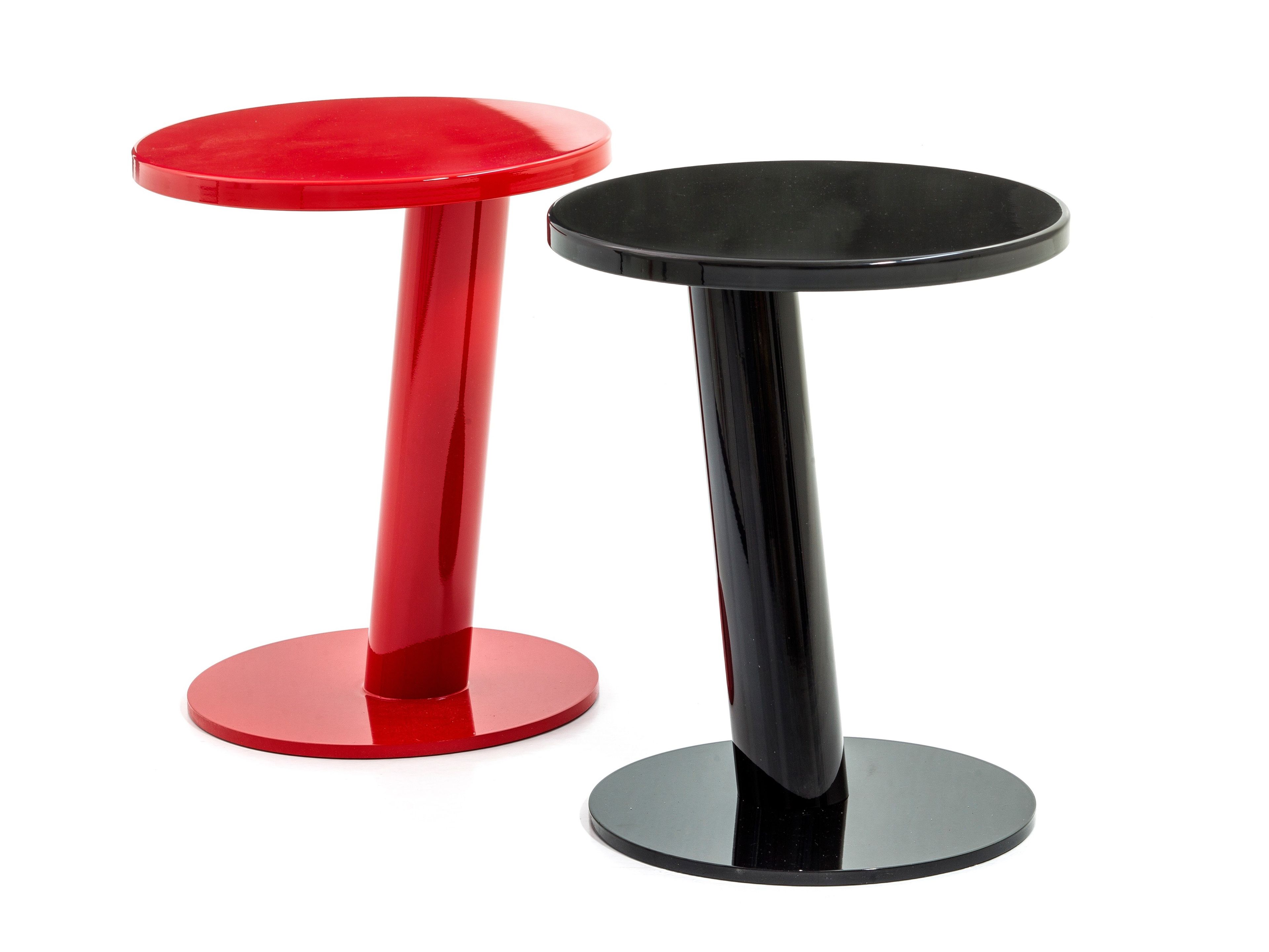 PIPE Round steel side table By Moroso | design Sebastian Herkner