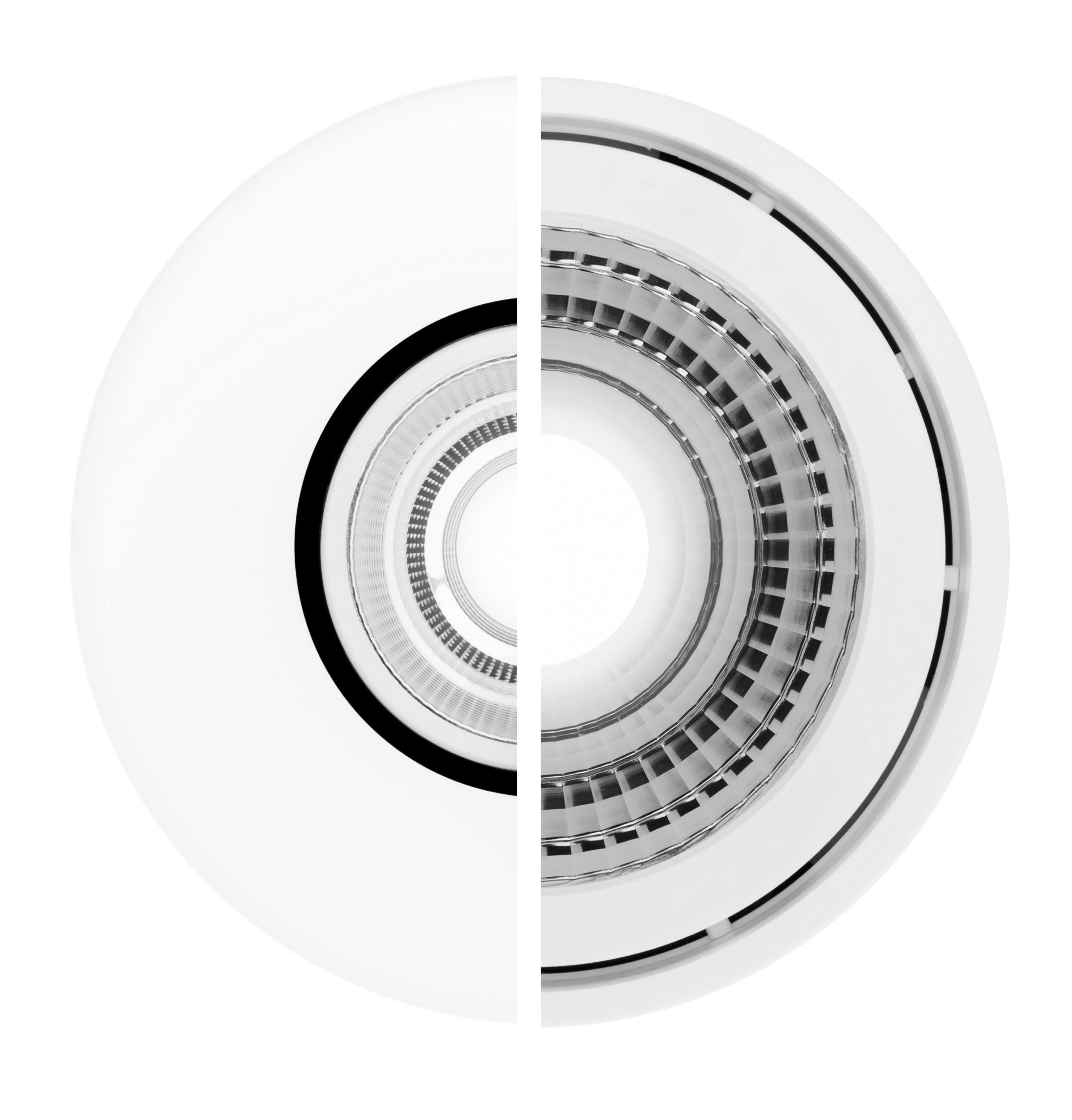 LED semi-inset adjustable spotlight PIPES RIO-RVO By Intra lighting ...