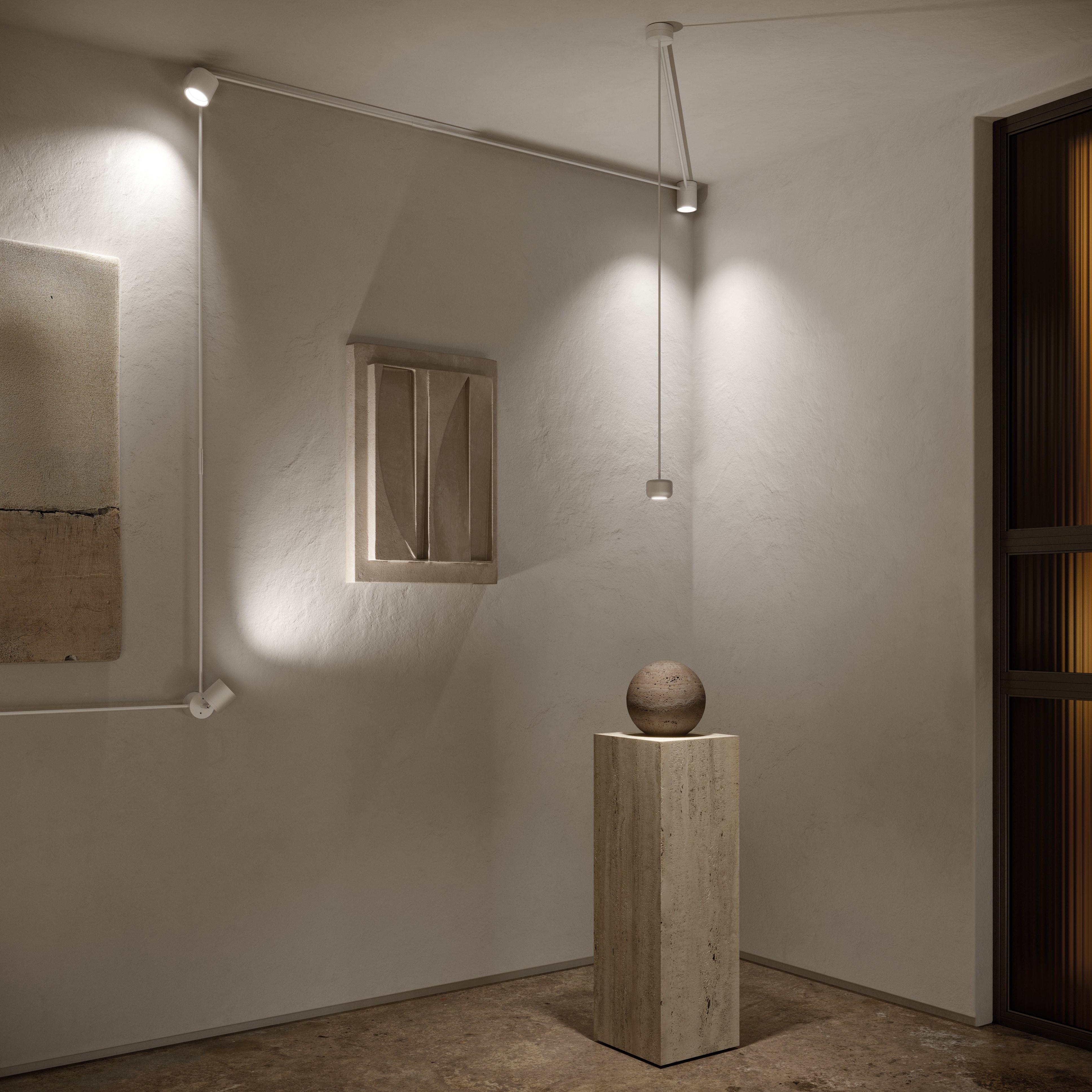 PIVOT LED modular ceiling lamp By AXOLIGHT | design Ryosuke Fukusada