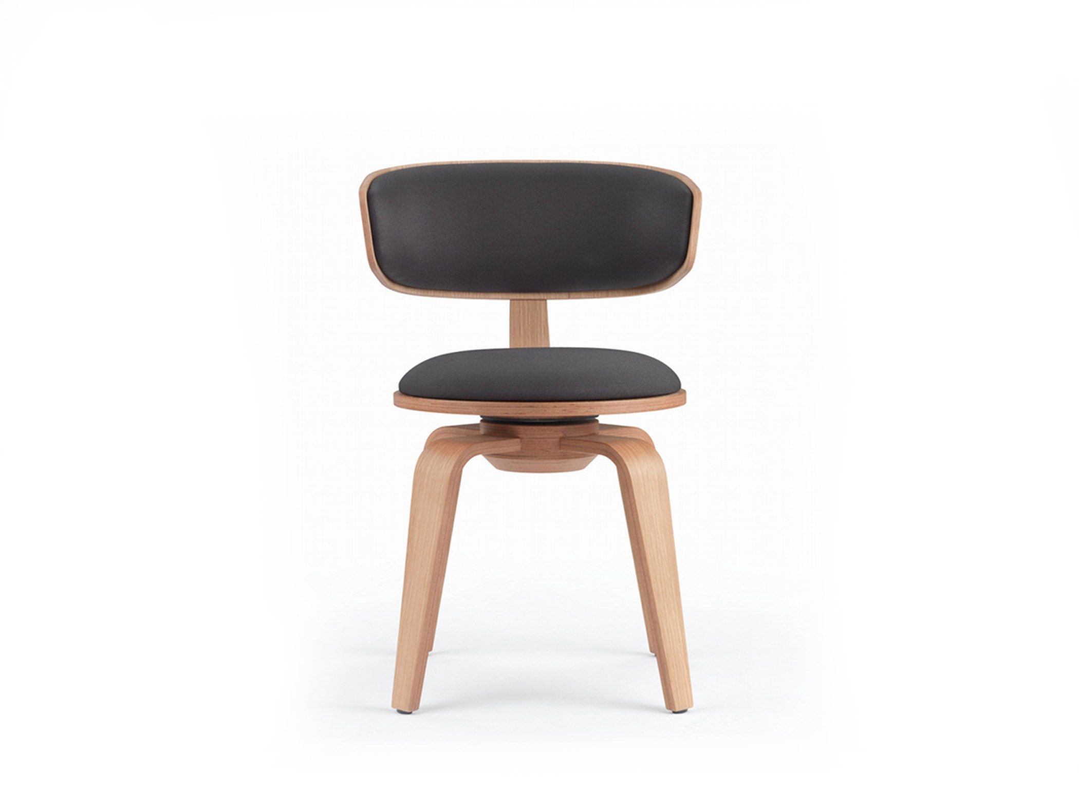 PIVOT Swivel wooden chair By Marelli | design Jérôme Gauthier
