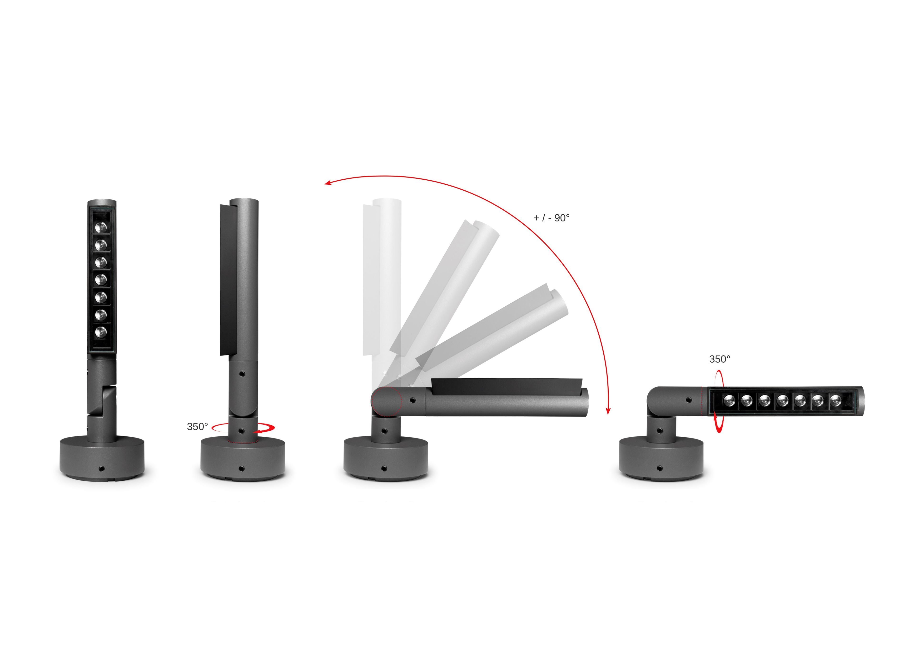 PIVOT LED adjustable Outdoor floodlight By SIMES