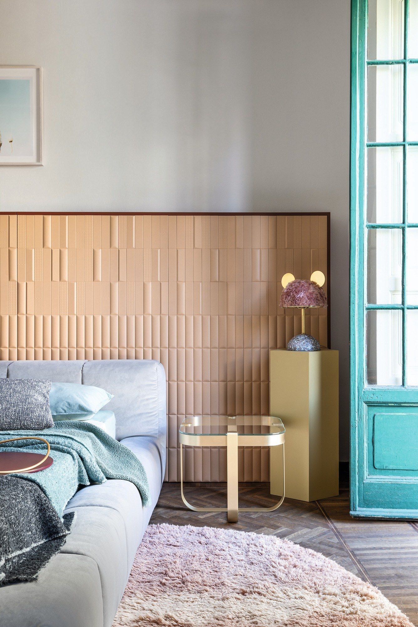 PIXEL BOX LARGE Кровать By Saba Italia | design Sergio Bicego