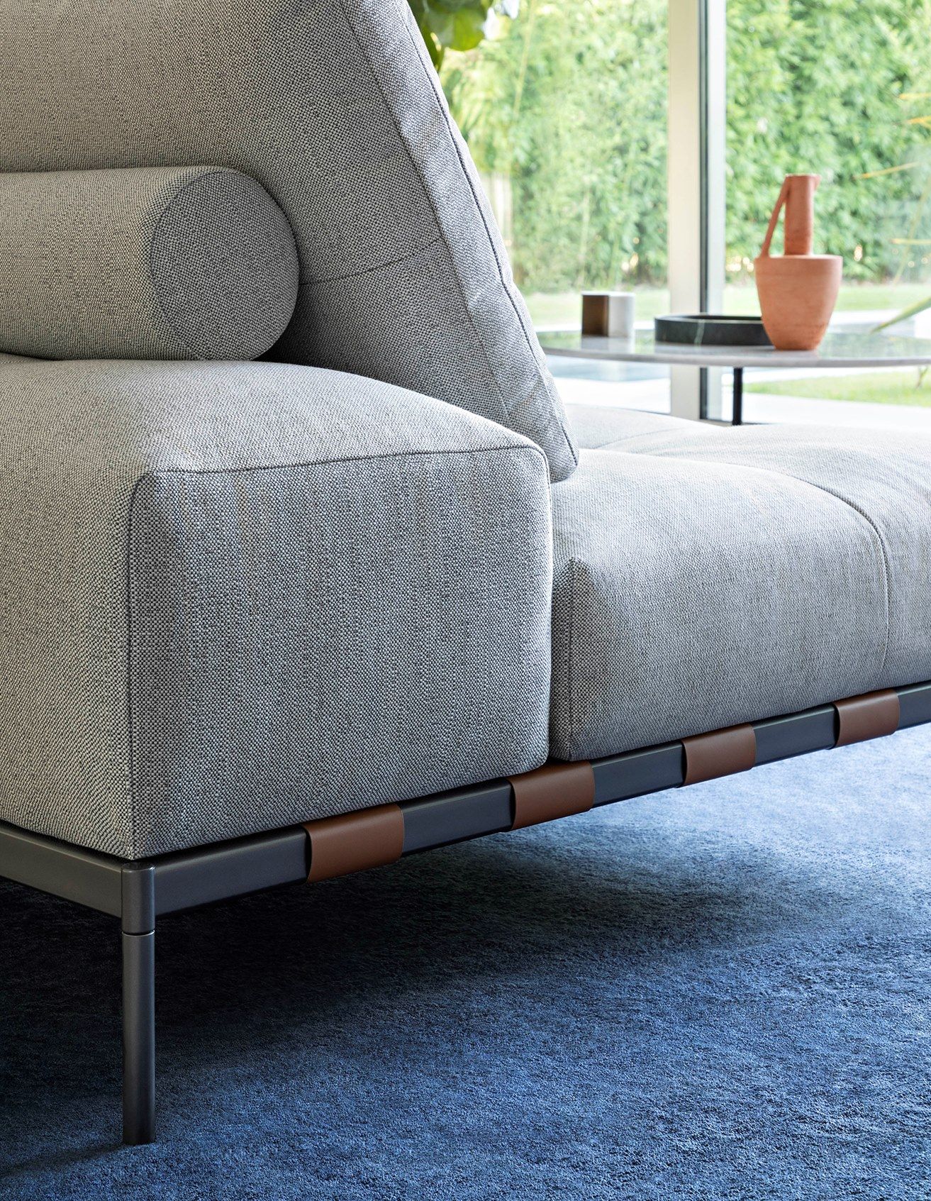 PIXEL LIGHT INDOOR Sectional fabric sofa By Saba Italia | design Sergio Bicego