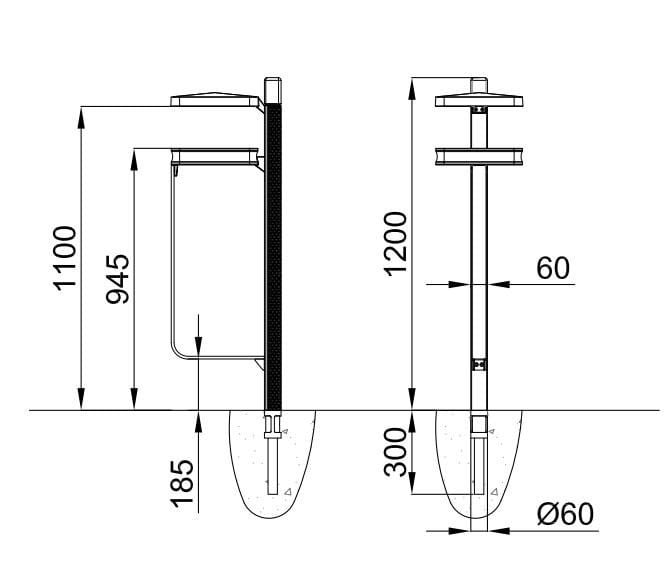 PIXEL | Litter bin Pixel Collection By GHM-ECLATEC design Stoa Architecture