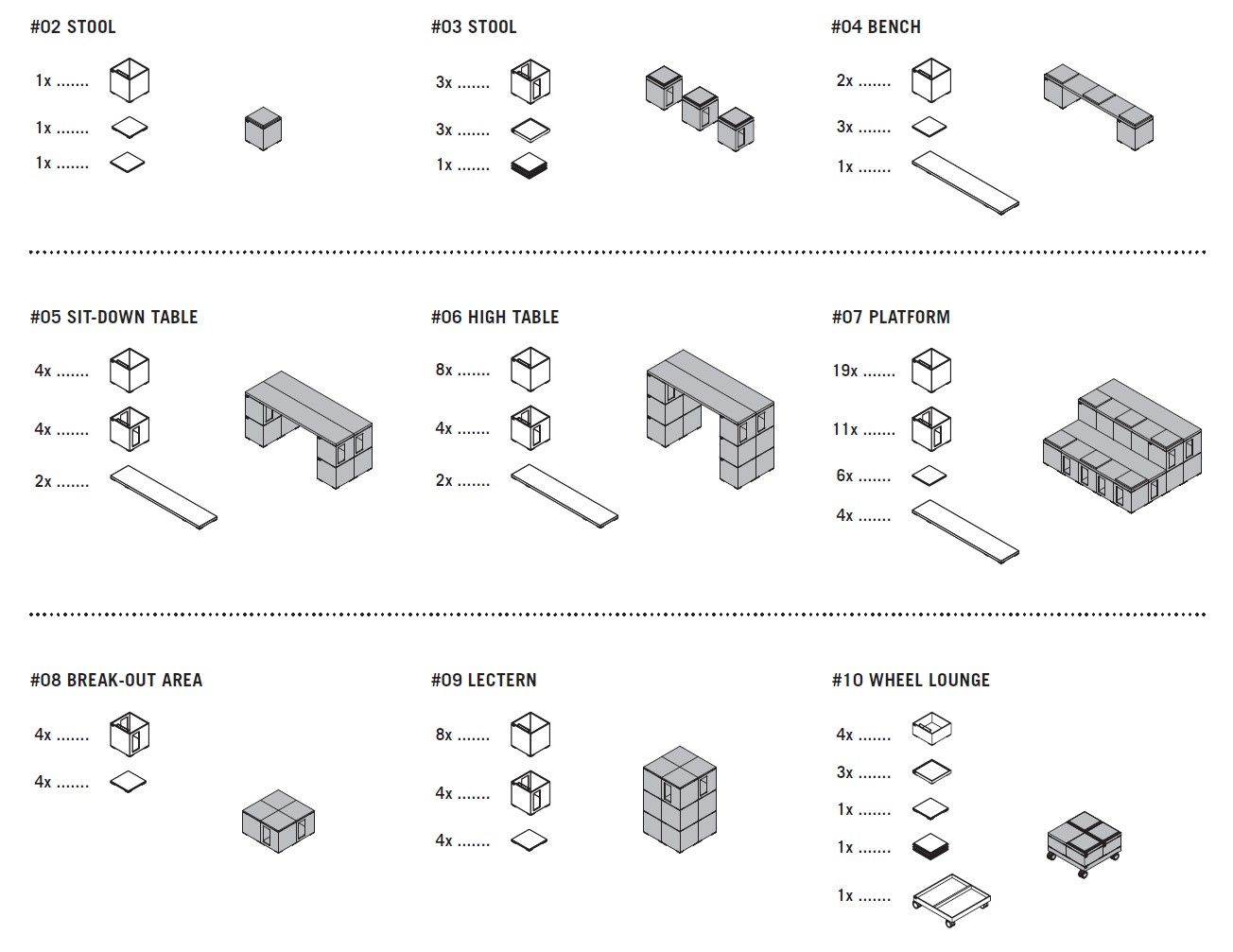 PIXEL | Office workstation Pixel Collection By BENE design Christian Horner