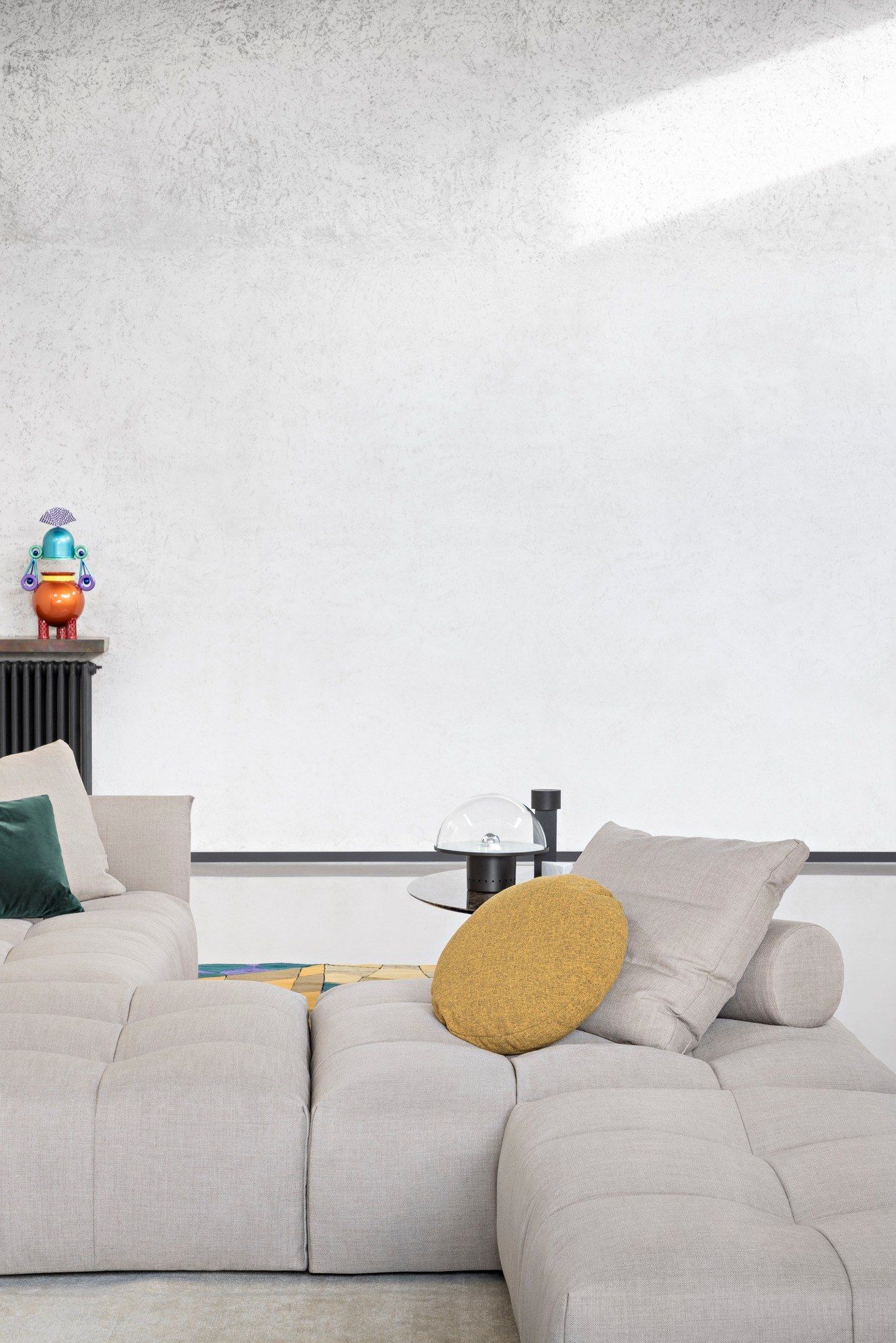 PIXEL Sectional fabric sofa with removable cover By Saba Italia ...