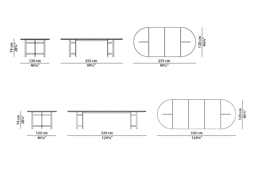 PLACÈ | Table Placè Collection By BAXTER design Federico Peri