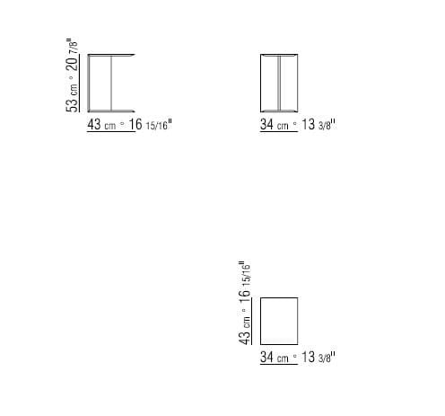 PLAIN Coffee table By Flexform | design Antonio Citterio