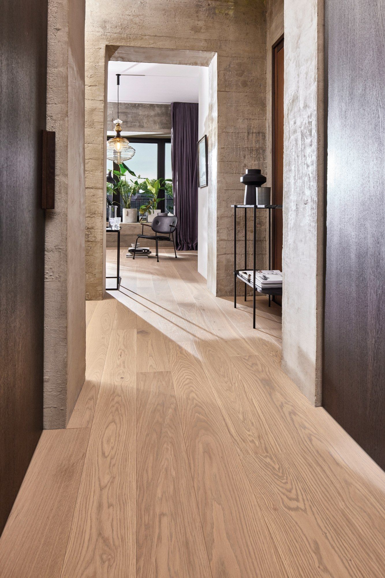 Parquet 3 strati spazzolato in rovere ROVERE FRESH WHITE Collezione ...