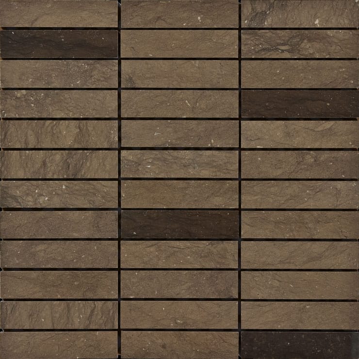 Marble mosaic PLANE | KAESER BROWN Plane Collection By Ideamarmo