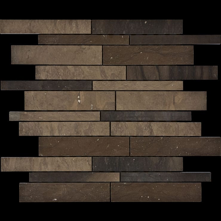 Marble mosaic PLANE | KAESER BROWN Plane Collection By Ideamarmo