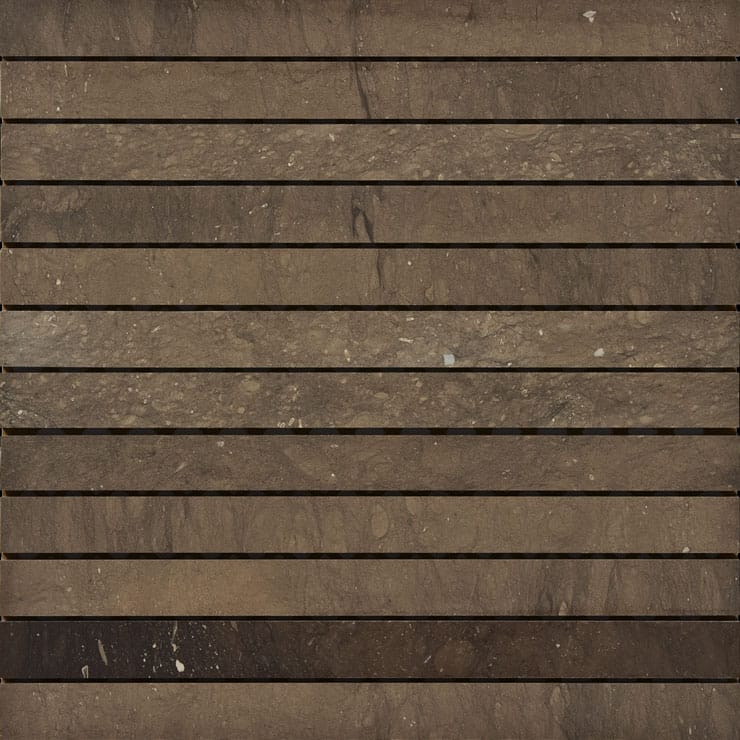 Marble mosaic PLANE | KAESER BROWN Plane Collection By Ideamarmo