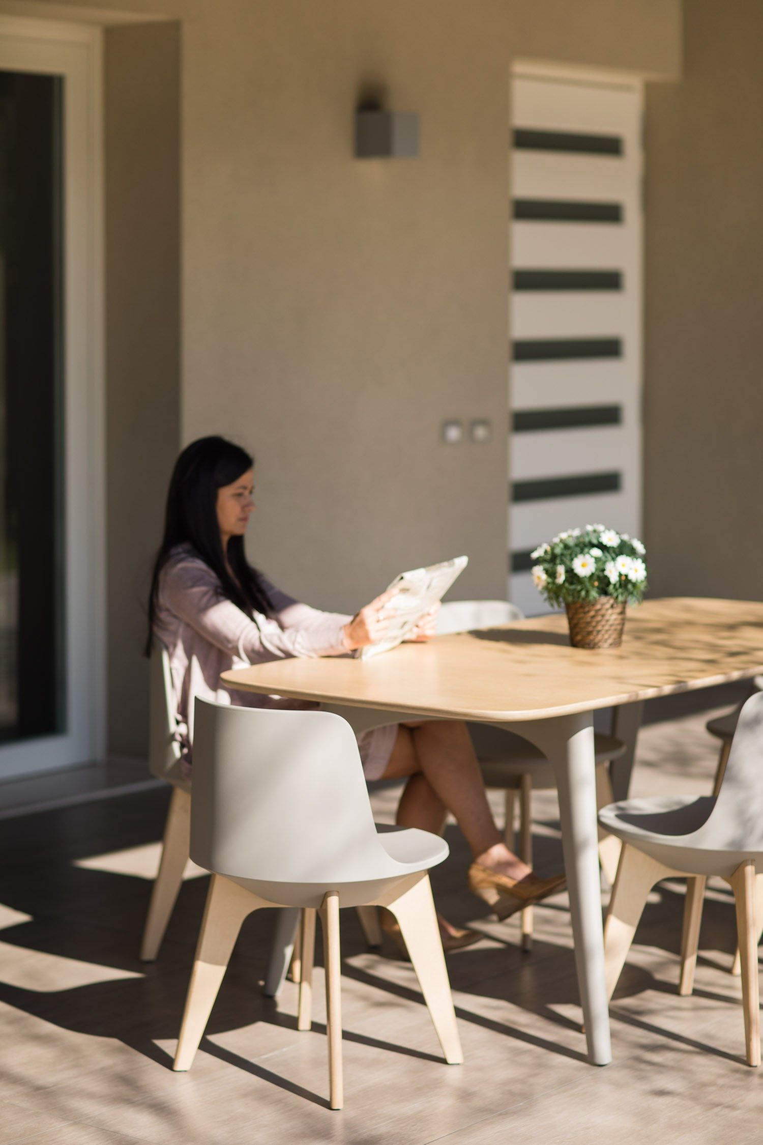 Polyethylene chair PLANET CHAIR By Plust design Cédric Ragot