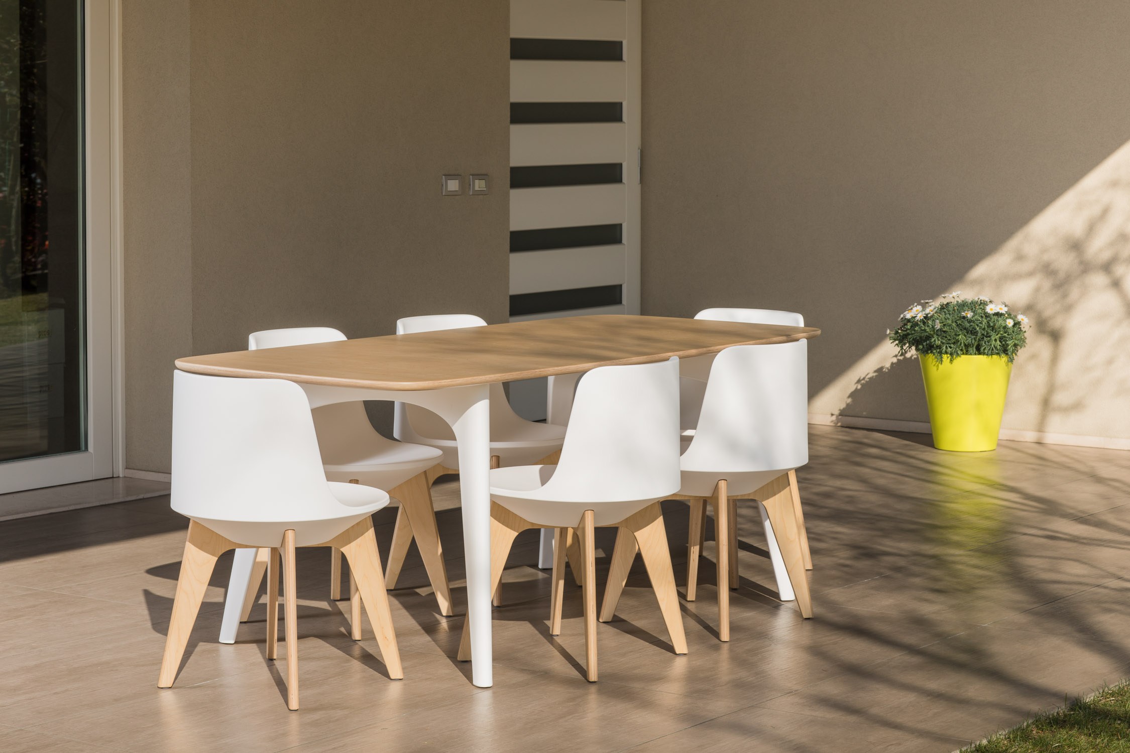 Polyethylene chair PLANET CHAIR By Plust design Cédric Ragot