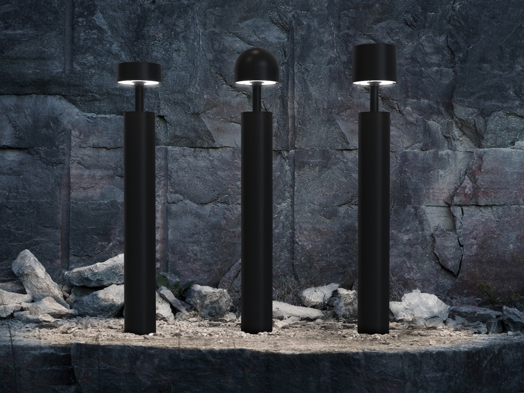 PLANT LED metal bollard light By Zero | design Thomas Bernstrand