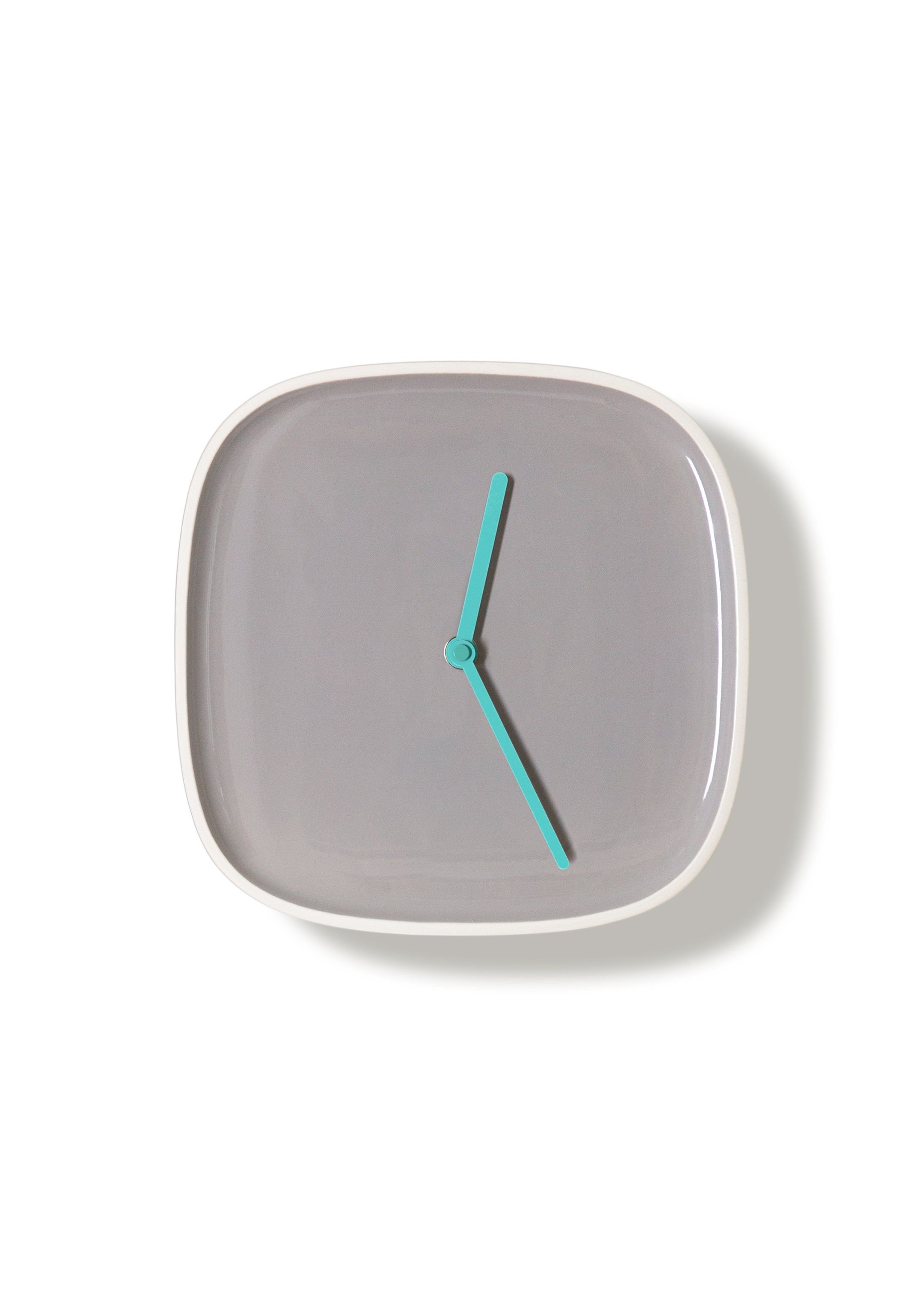 Wall-mounted ceramic clock PLATE By TEO design Yuno design