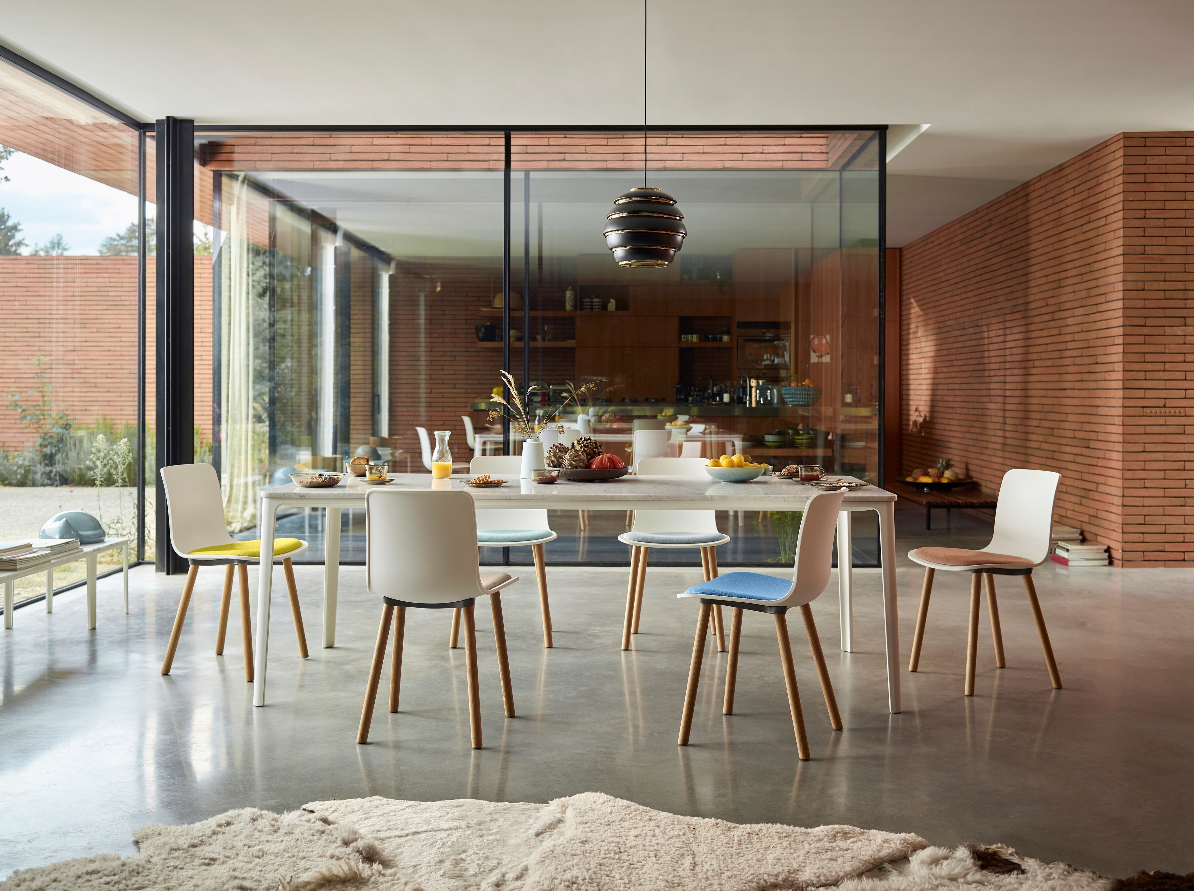 PLATE Rectangular dining table By Vitra | design Jasper Morrison