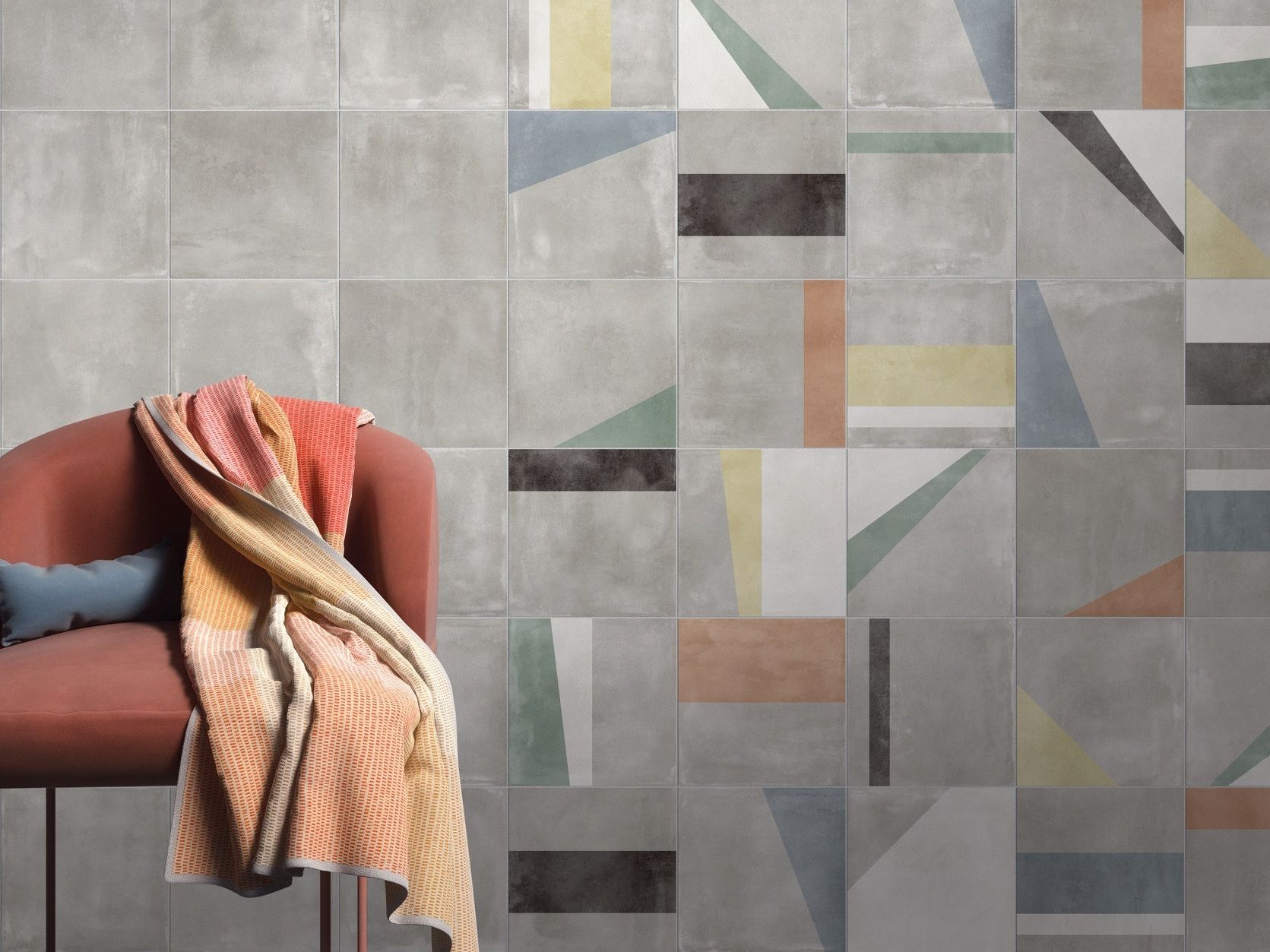 Porcelain stoneware wall/floor tiles PLAY By ABK