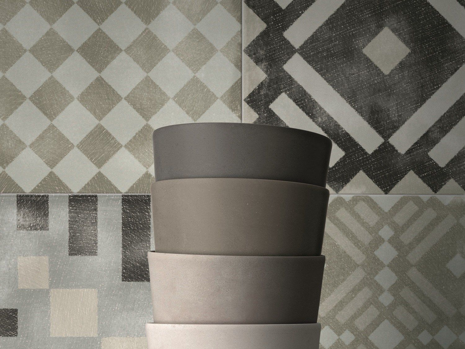 Porcelain stoneware wall/floor tiles PLAY By ABK