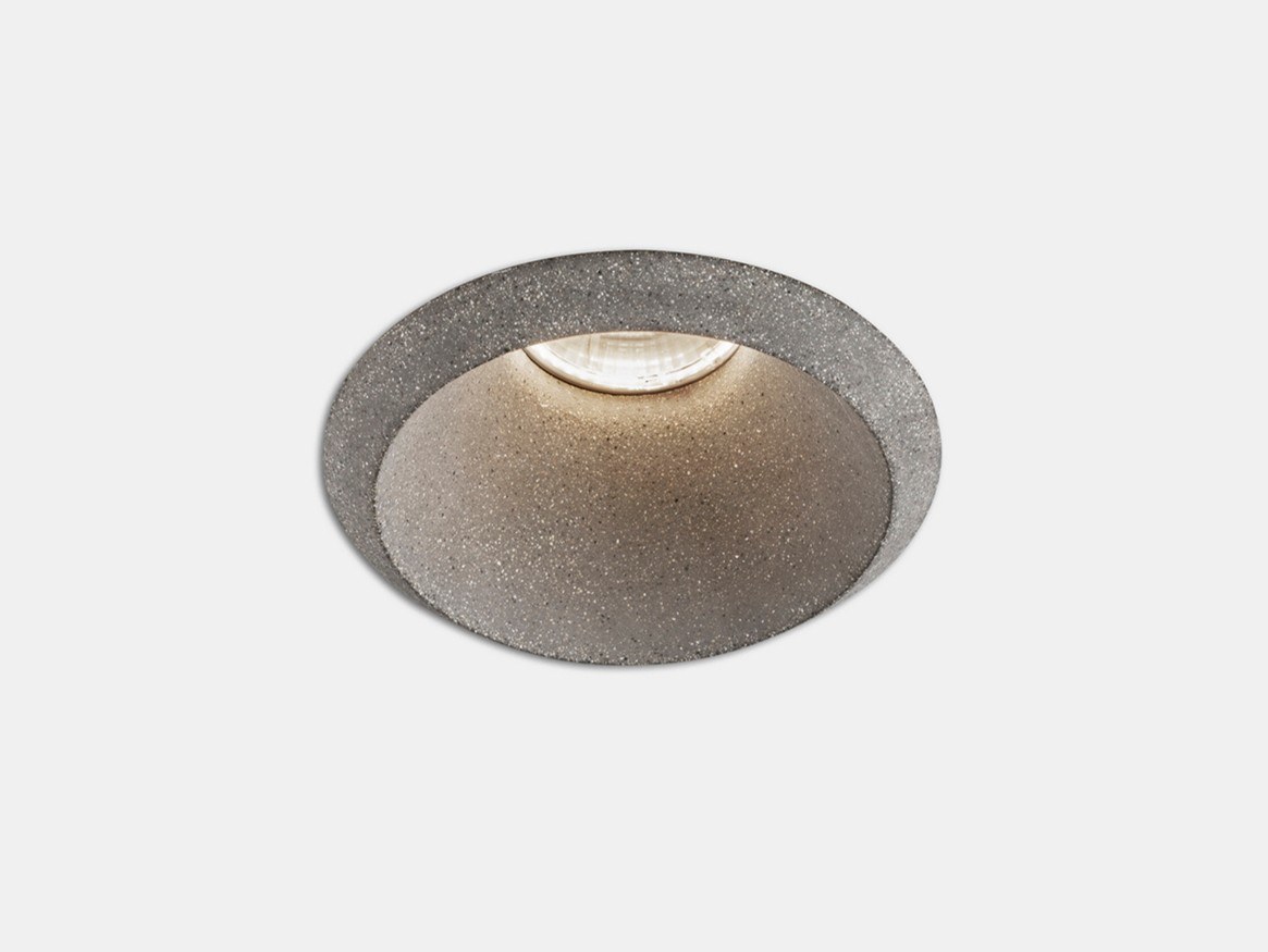 PLAY RAW AG59 Recessed LED round cement spotlight By LedsC4