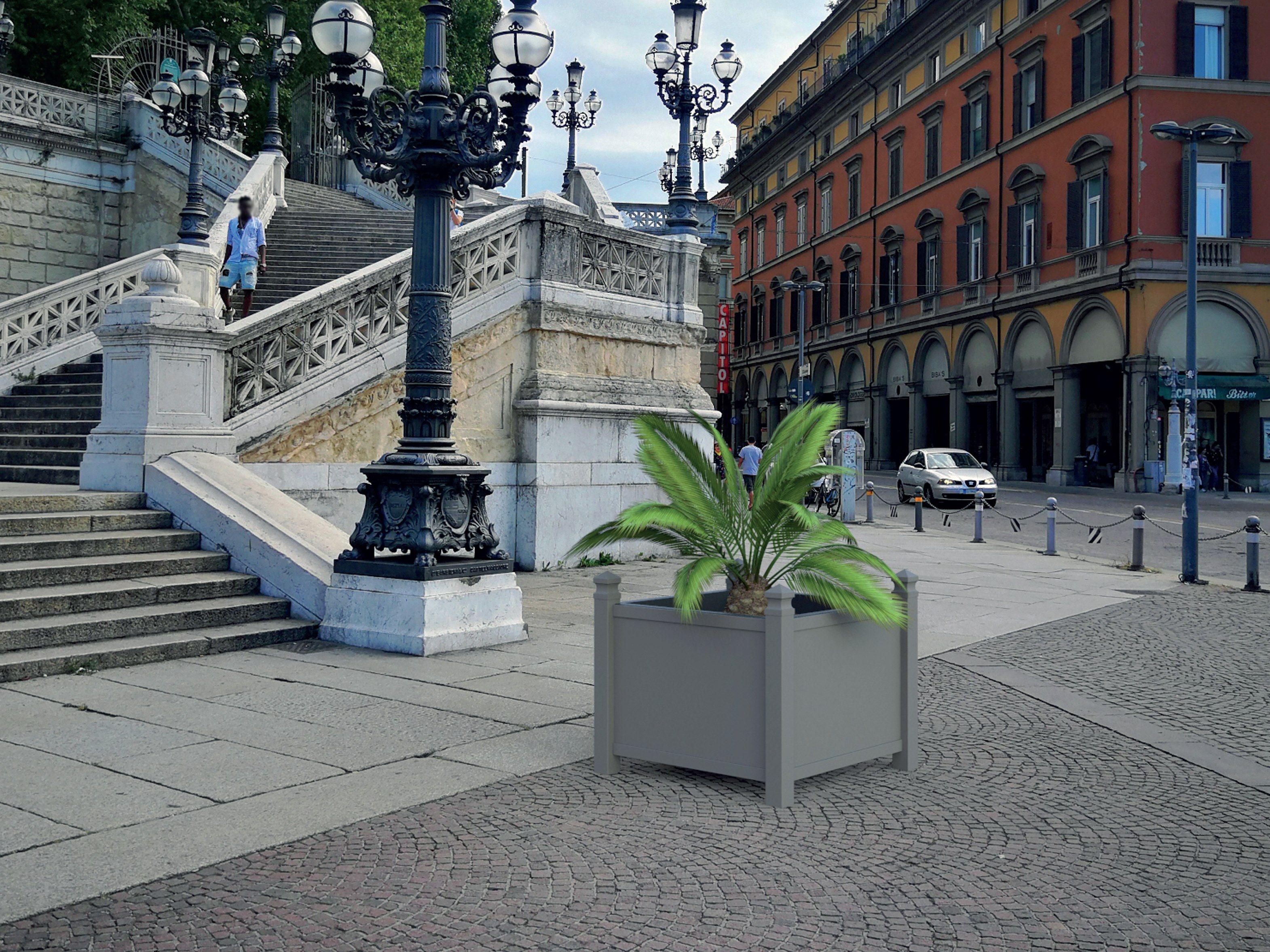 PLAZA MEDIUM 公共区域的花盆 By Lazzari