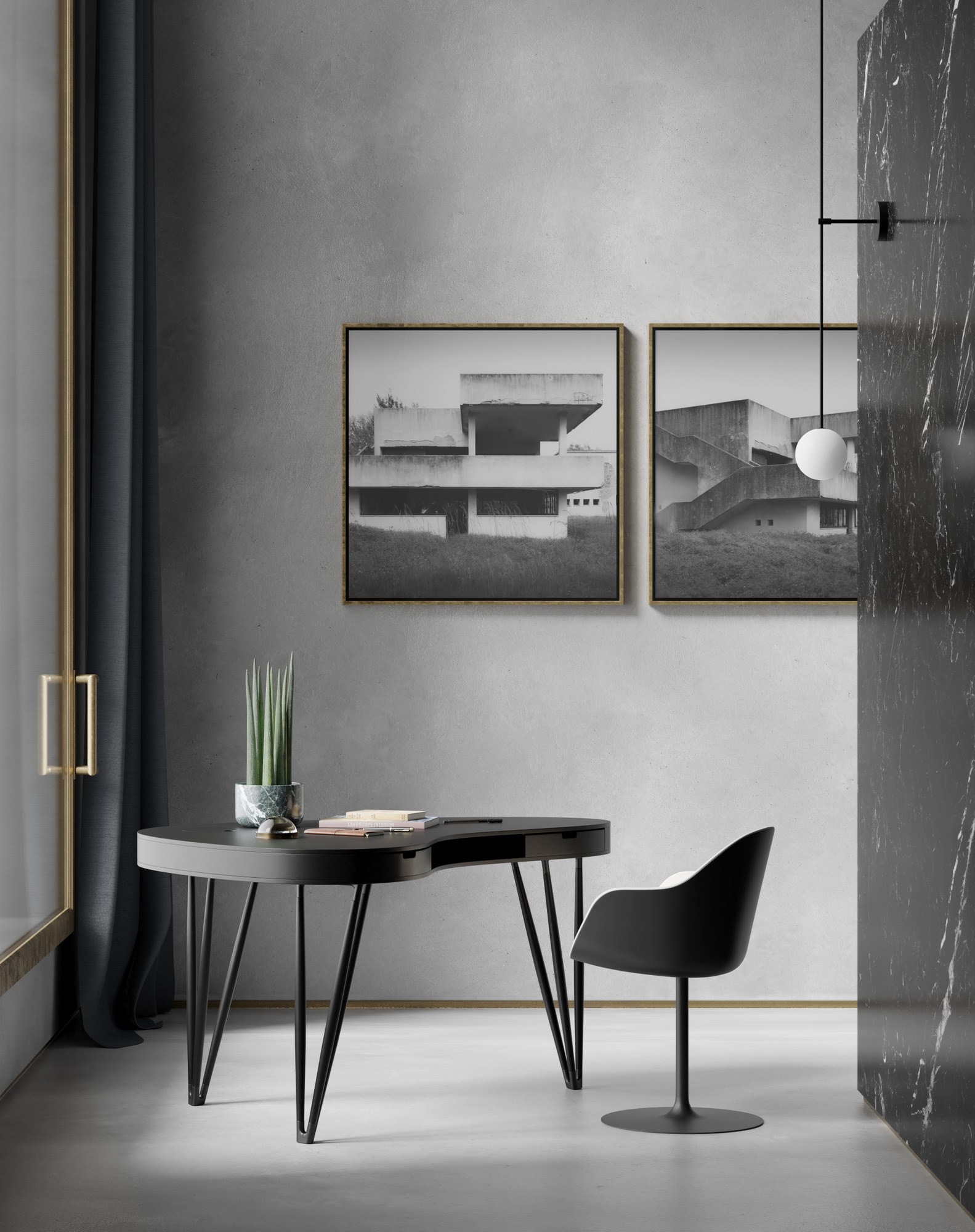 PLETTRO DESK / W01 Multi-layer wood writing desk with drawers By Alias ...