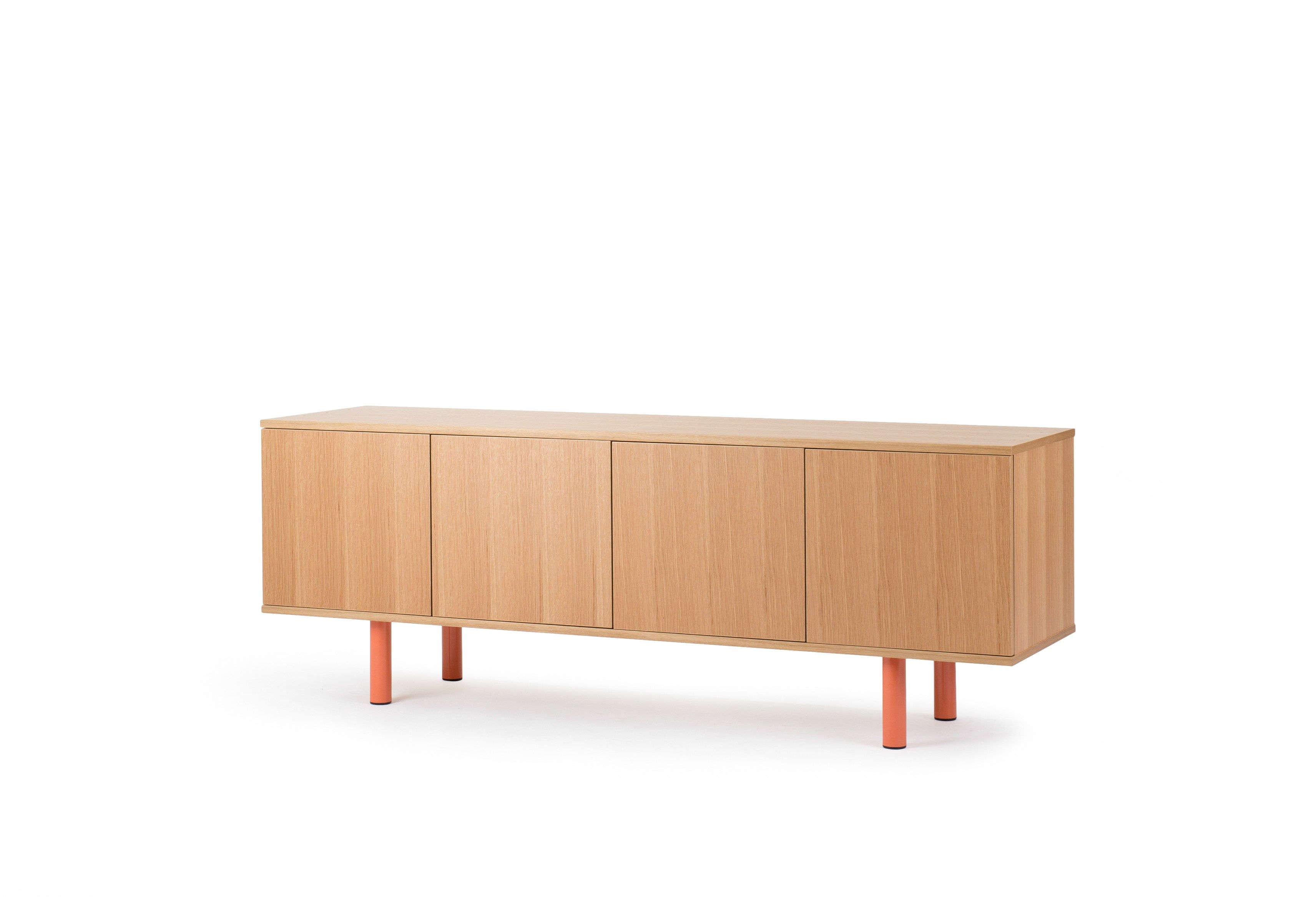 Modular plywood sideboard with doors PLEX 2.0 By Deadgood