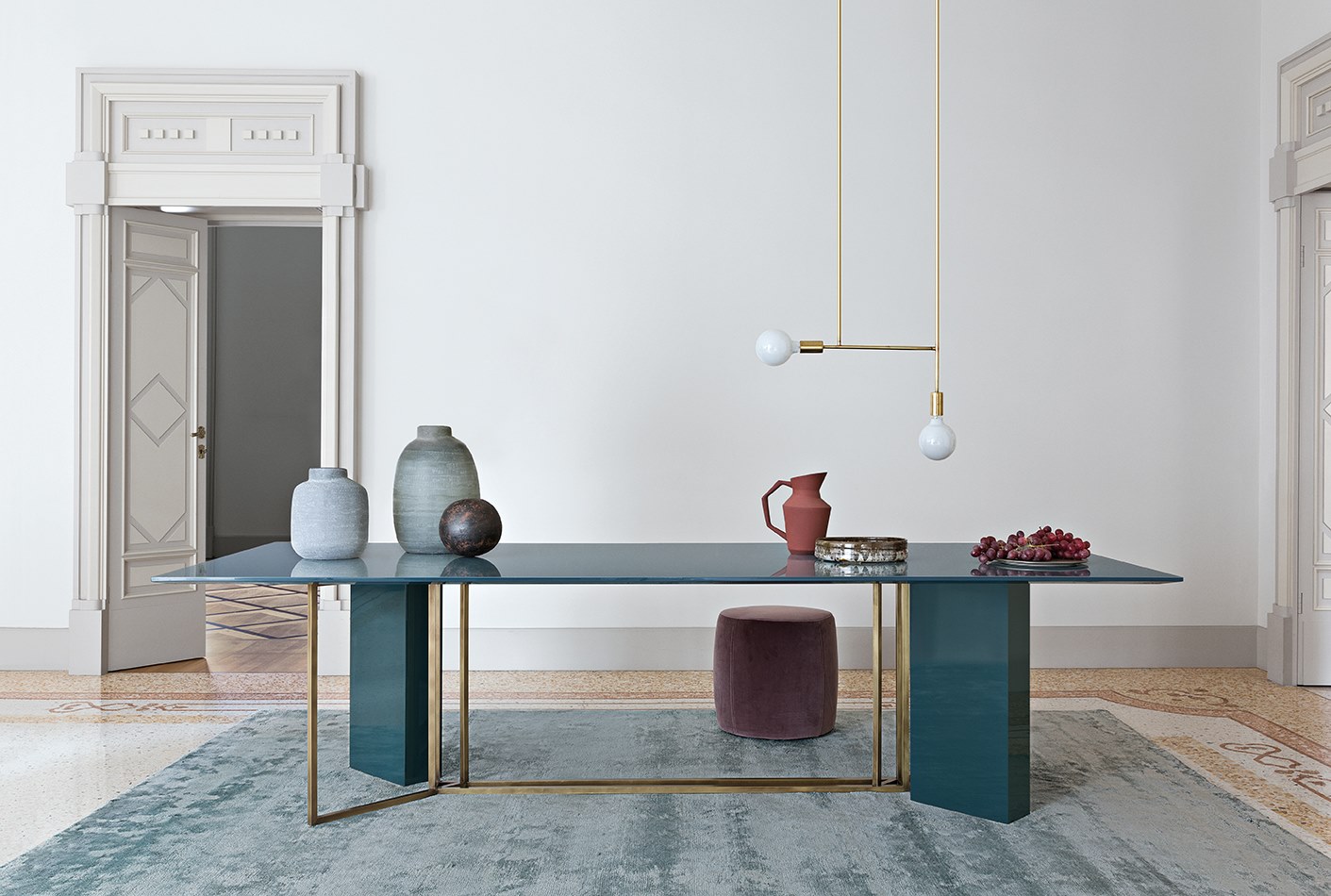 PLINTO | Wood veneer table By Meridiani design Andrea Parisio