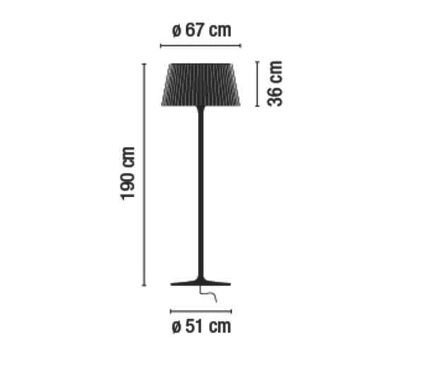 PLIS OUTDOOR | Floor lamp By Vibia design Ramos&Bassols