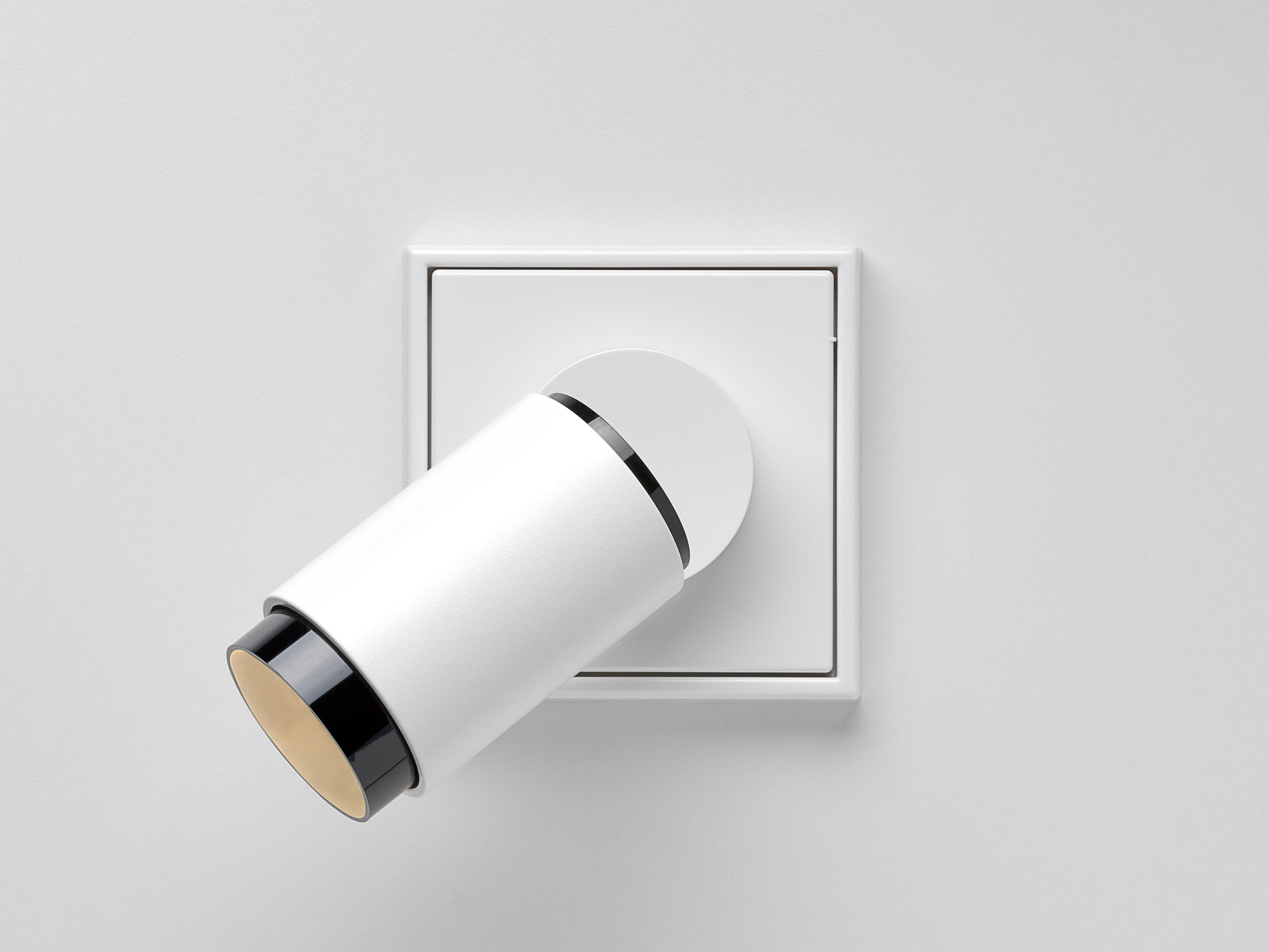 PLUG & LIGHT LED adjustable spotlight By JUNG