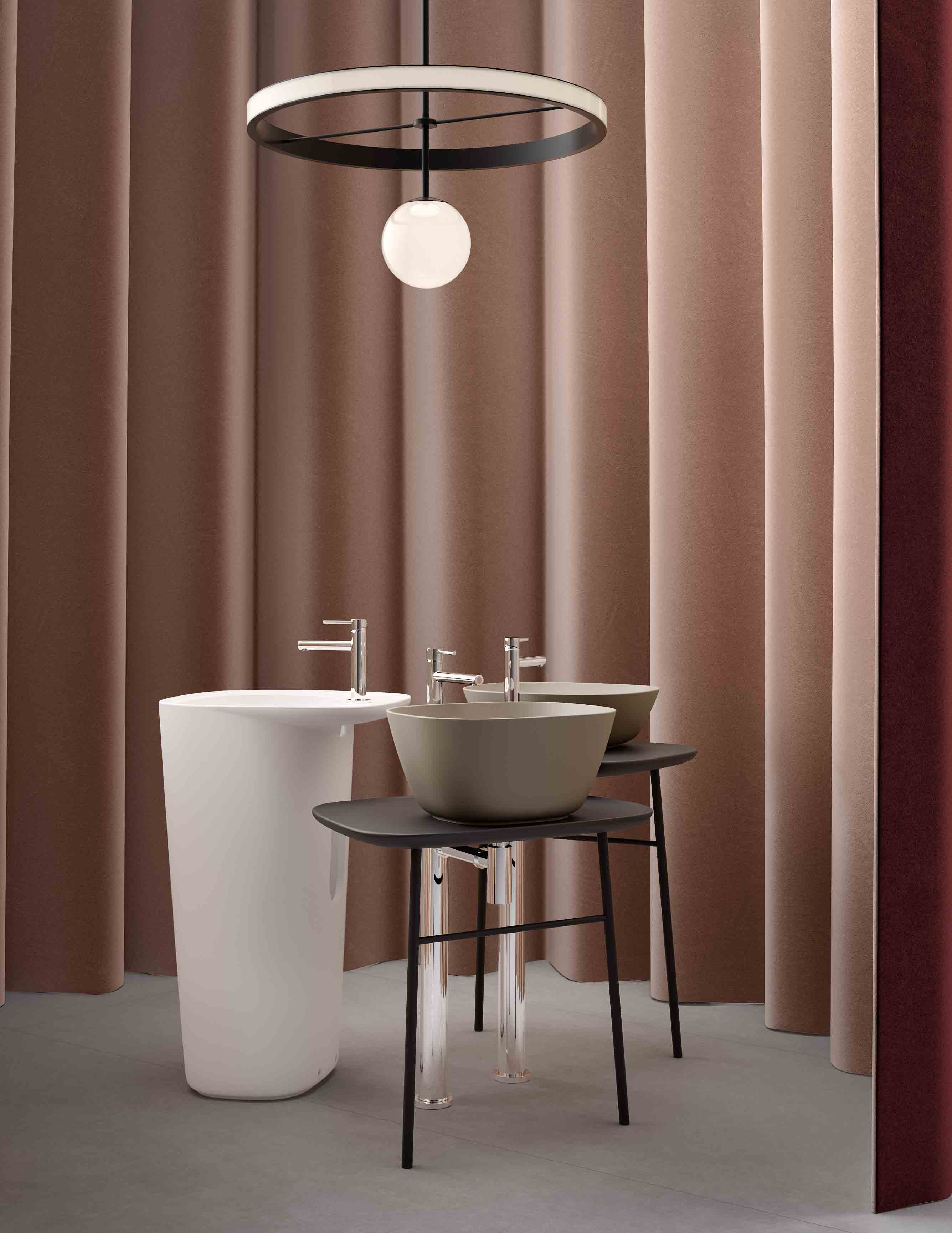 PLURAL | Freestanding washbasin By VitrA Bathrooms design Terri Pecora