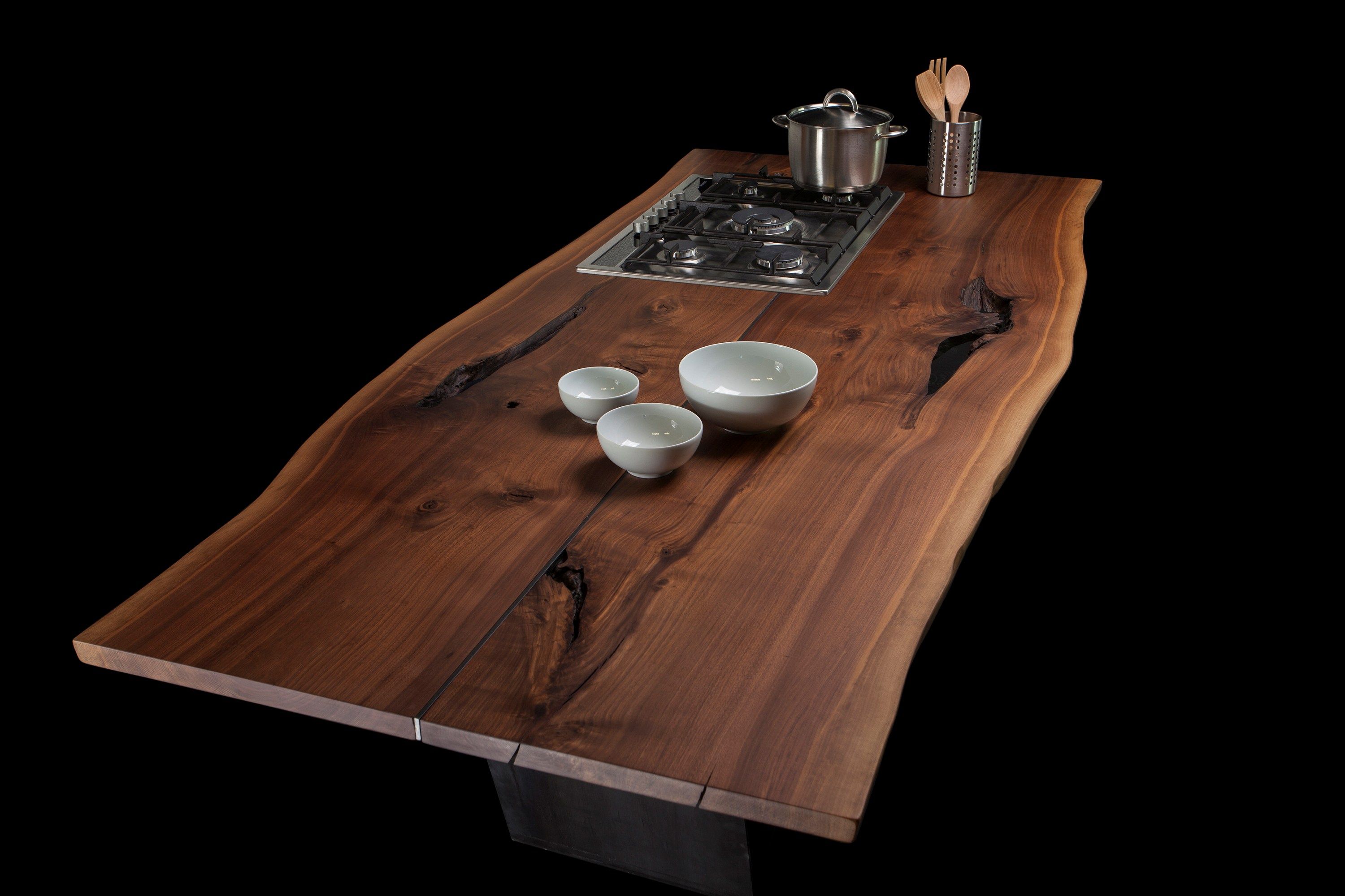 Solid wood table PLURIMA By Tabula