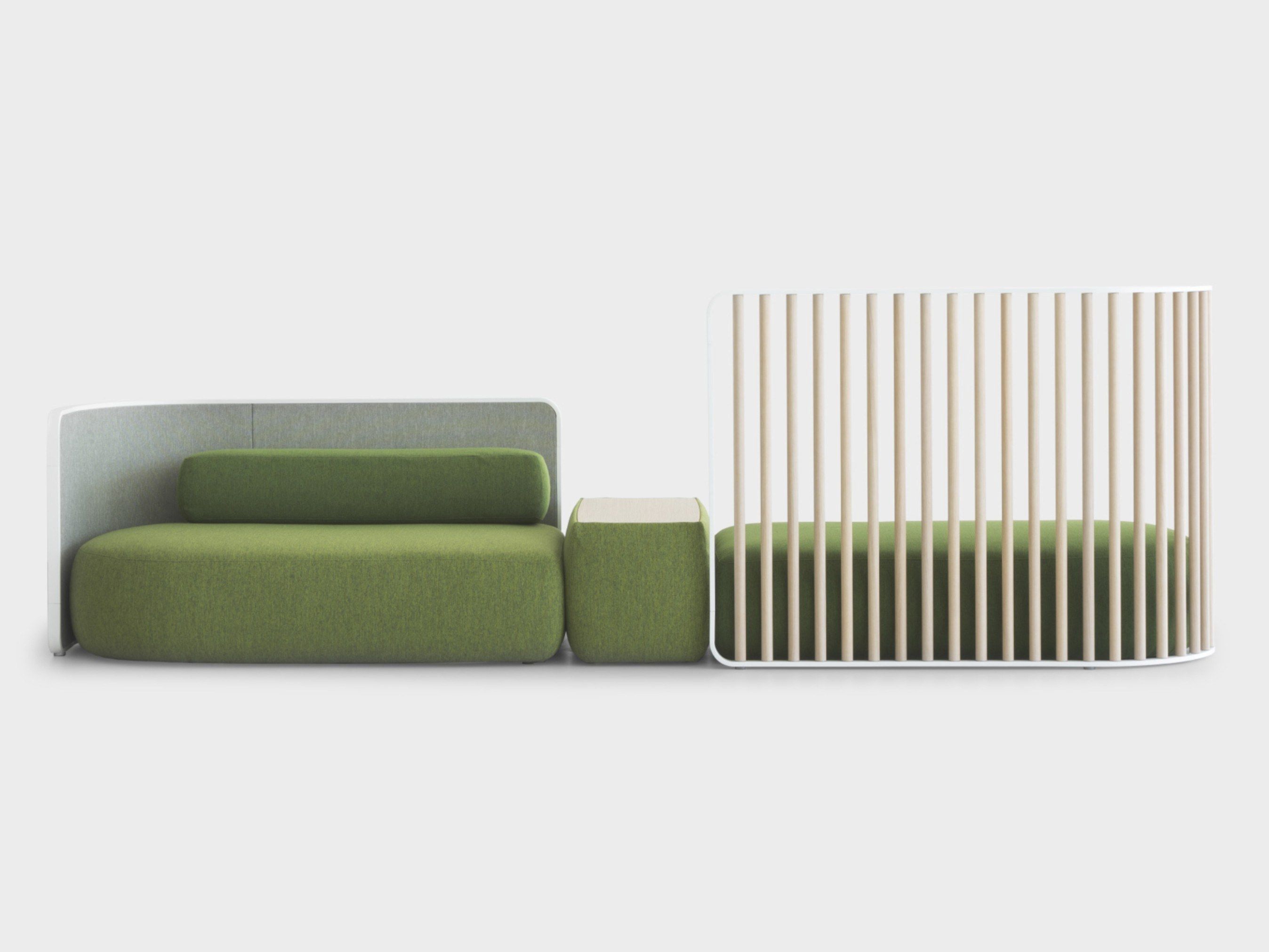 PLUS | Vis à vis sofa Modular vis à vis fabric sofa with removable ...