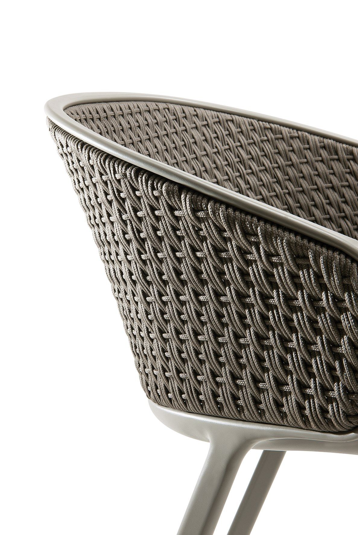 PLUVIA ROPE Garden chair By Ethimo | design Luca Nichetto