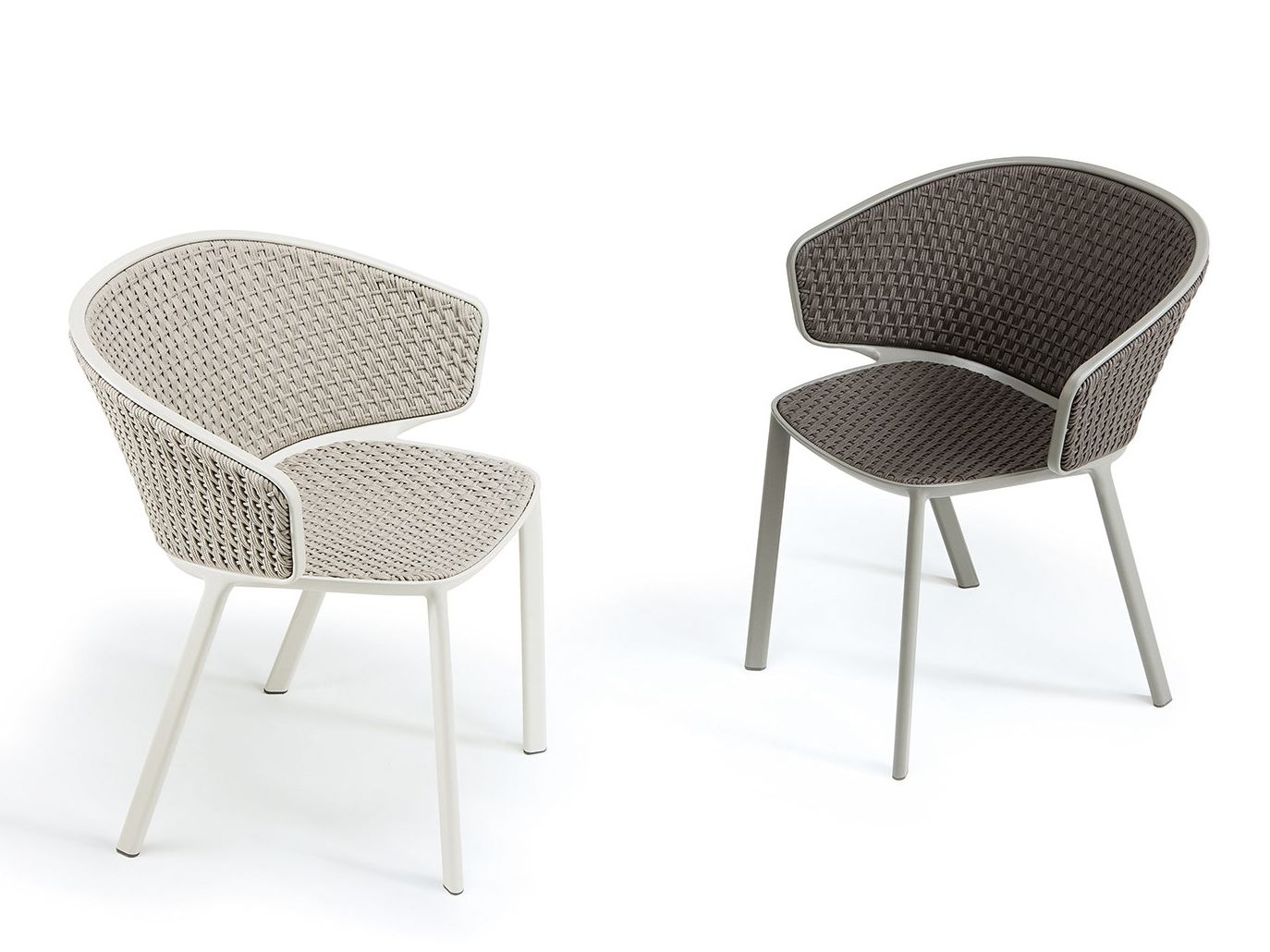 PLUVIA ROPE Rope garden chair with armrests By Ethimo | design Luca ...
