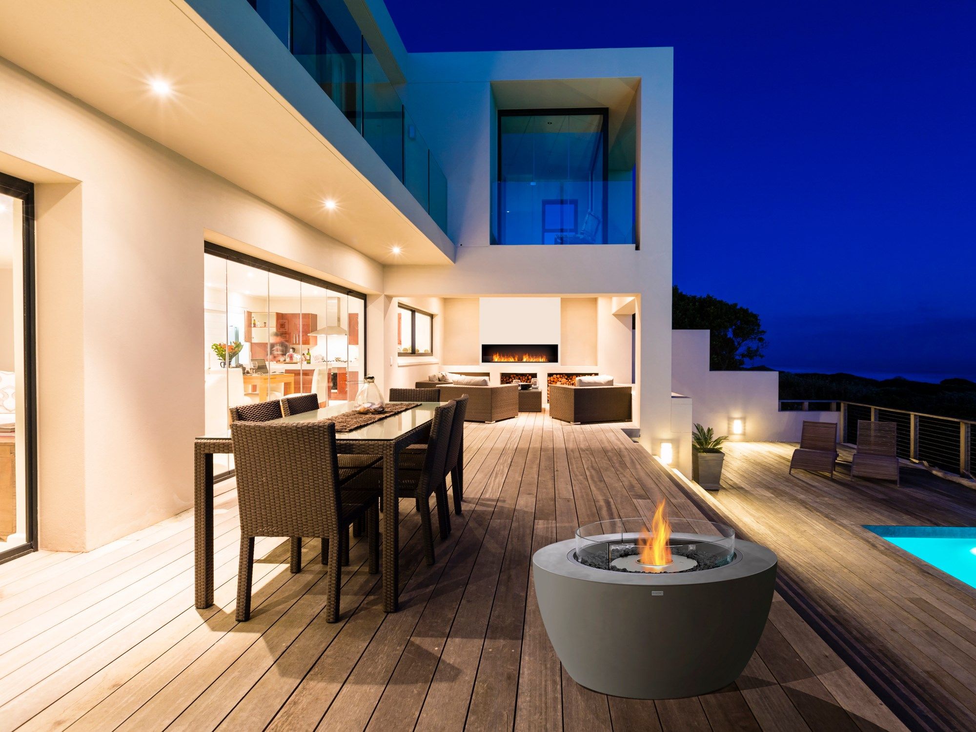 Central outdoor bioethanol fireplace POD 40 Fire Pits Collection By ...