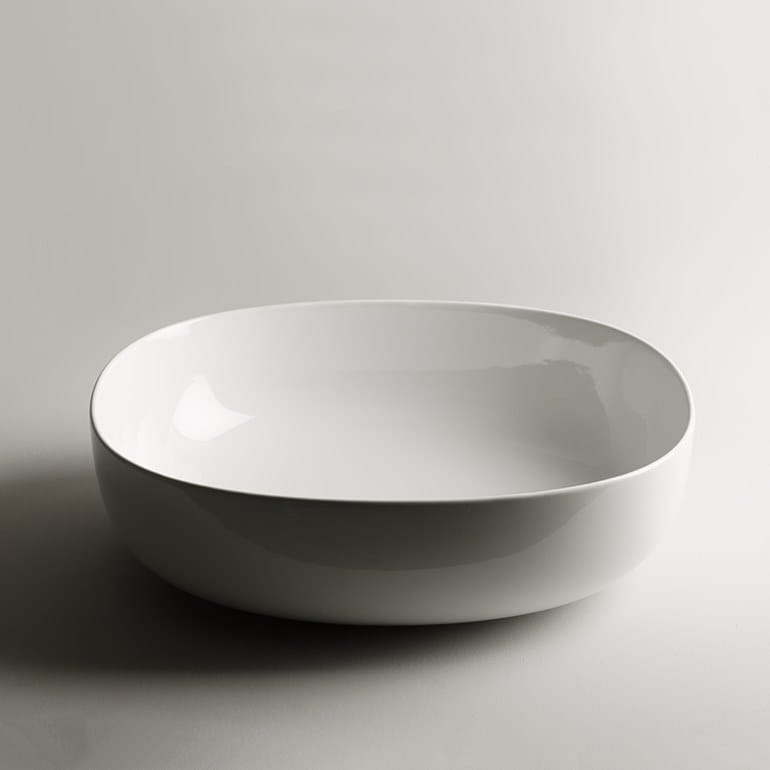 POD Countertop single ceramic washbasin By Valdama | design Prospero Rasulo