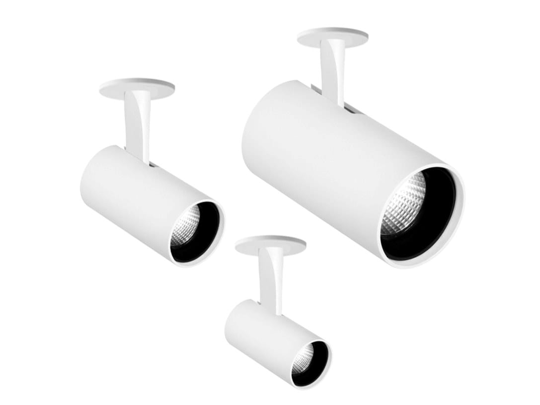 POINT EVO LED round aluminium spotlight By Ghidini Lighting