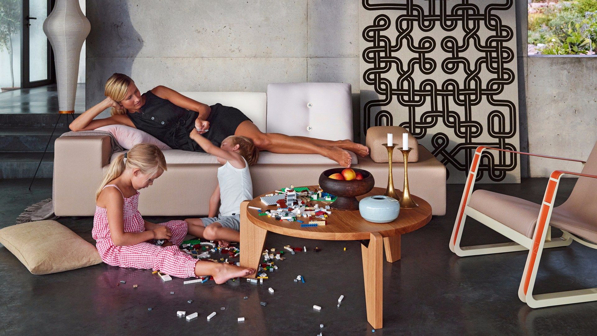 POLDER SOFA Fabric sofa By Vitra | design Hella Jongerius