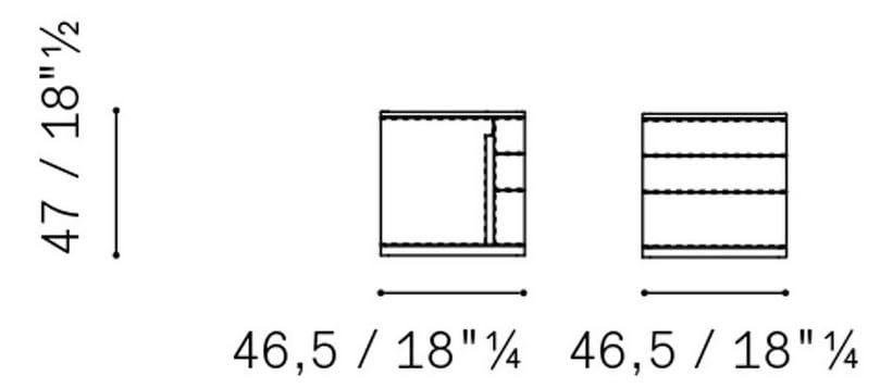 POLTRONA FRAU - FIDELIO | Bedside table By Archiproducts.com design ...