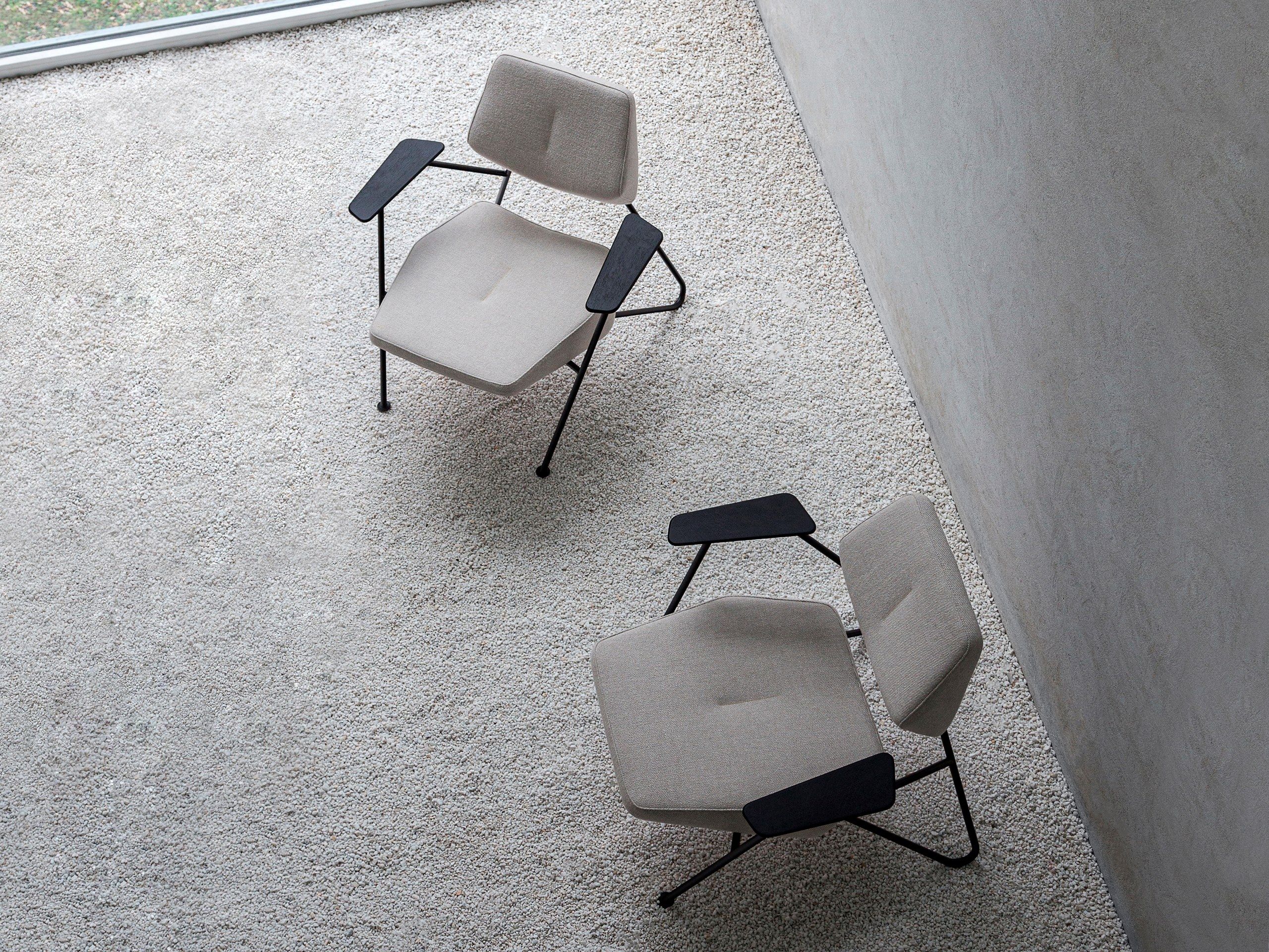 POLYGON | Easy chair Easy chair with armrests By Prostoria
