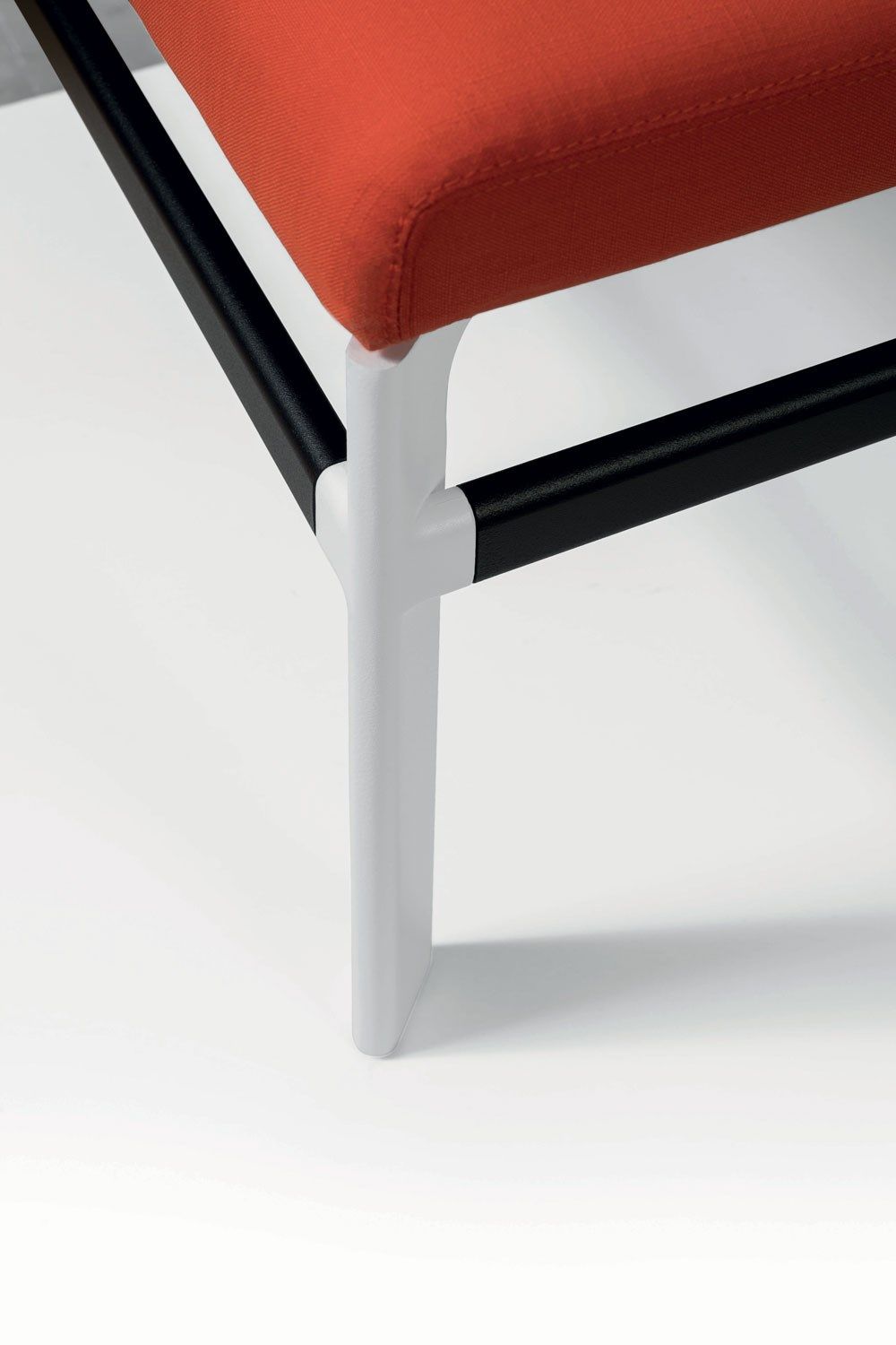 PONTE Fabric bench seating with back By Luxy | design Mario Ruiz