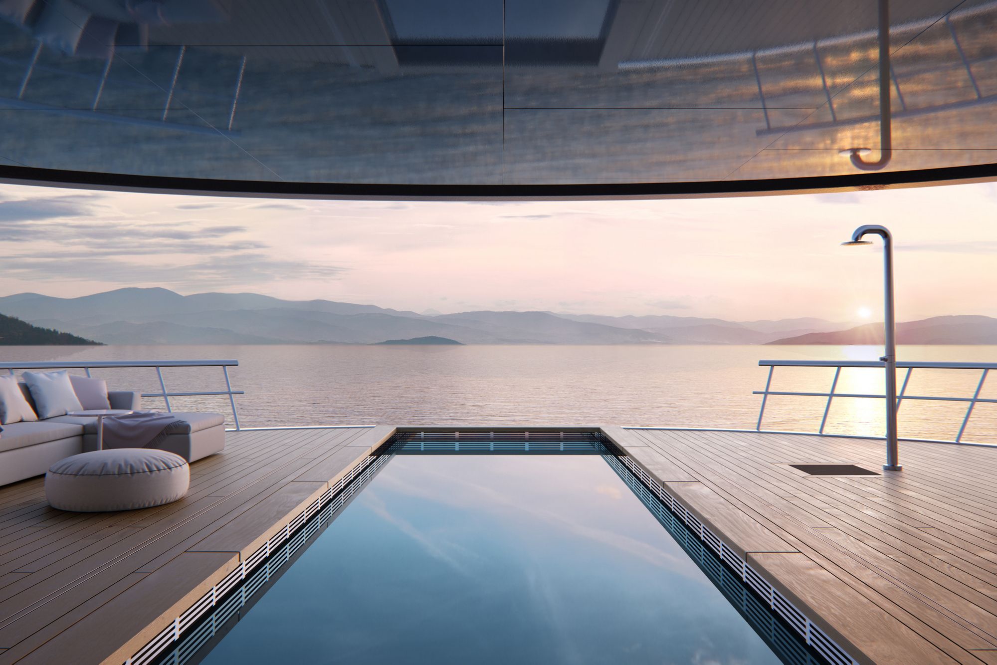 POOL LINE Pool edging By ESS Easy Drain