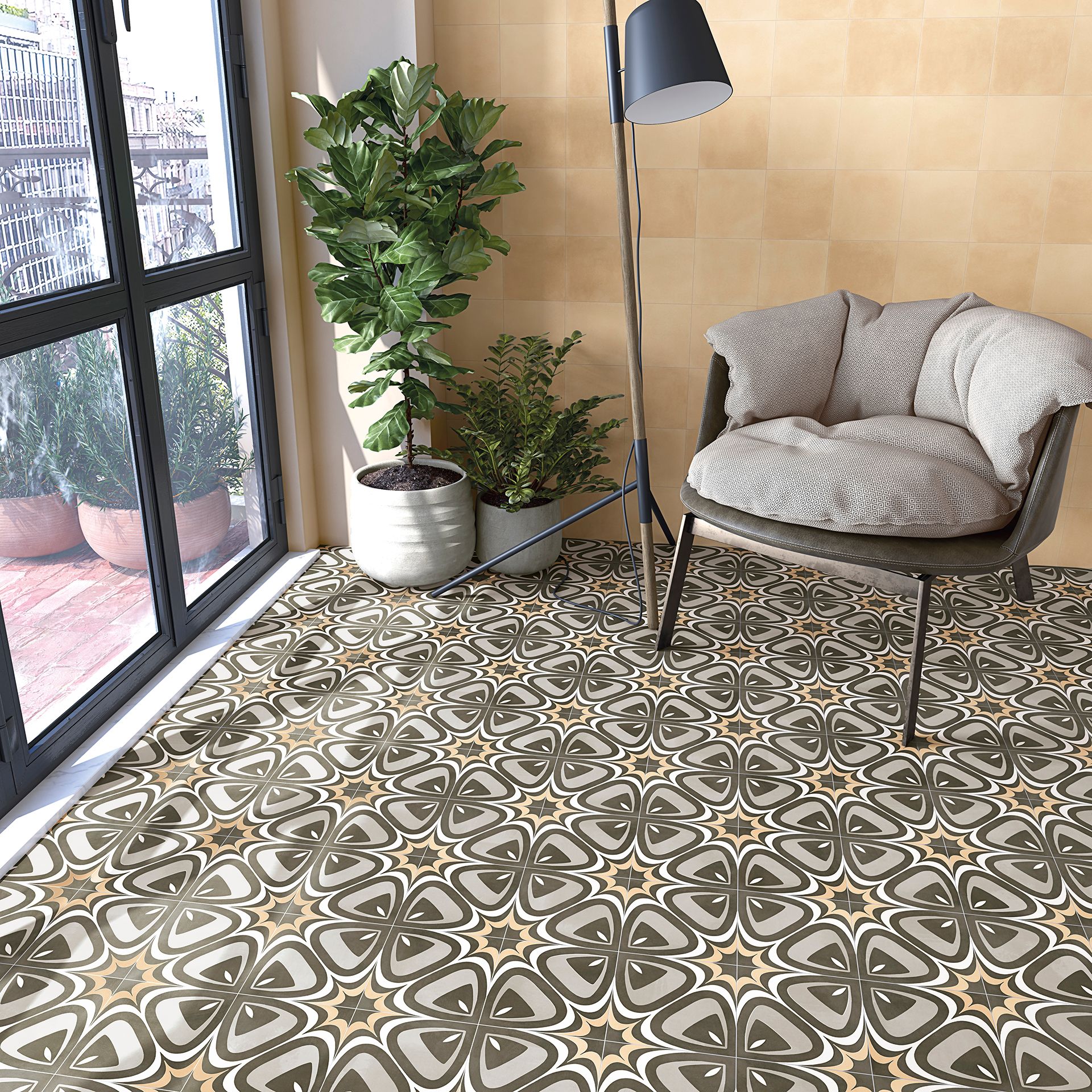 POP TILE Porcelain stoneware wall/floor tiles with encaustic effect By ...