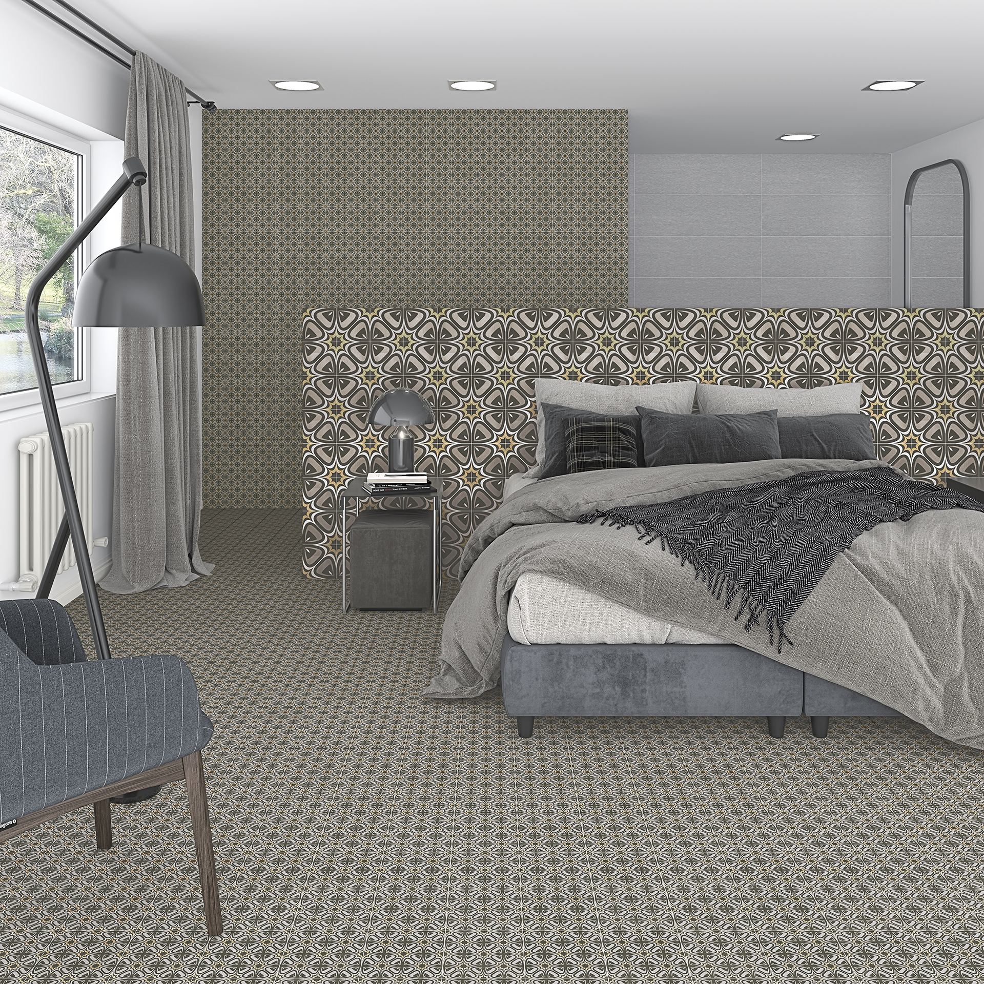 POP TILE Porcelain stoneware wall/floor tiles with encaustic effect By ...