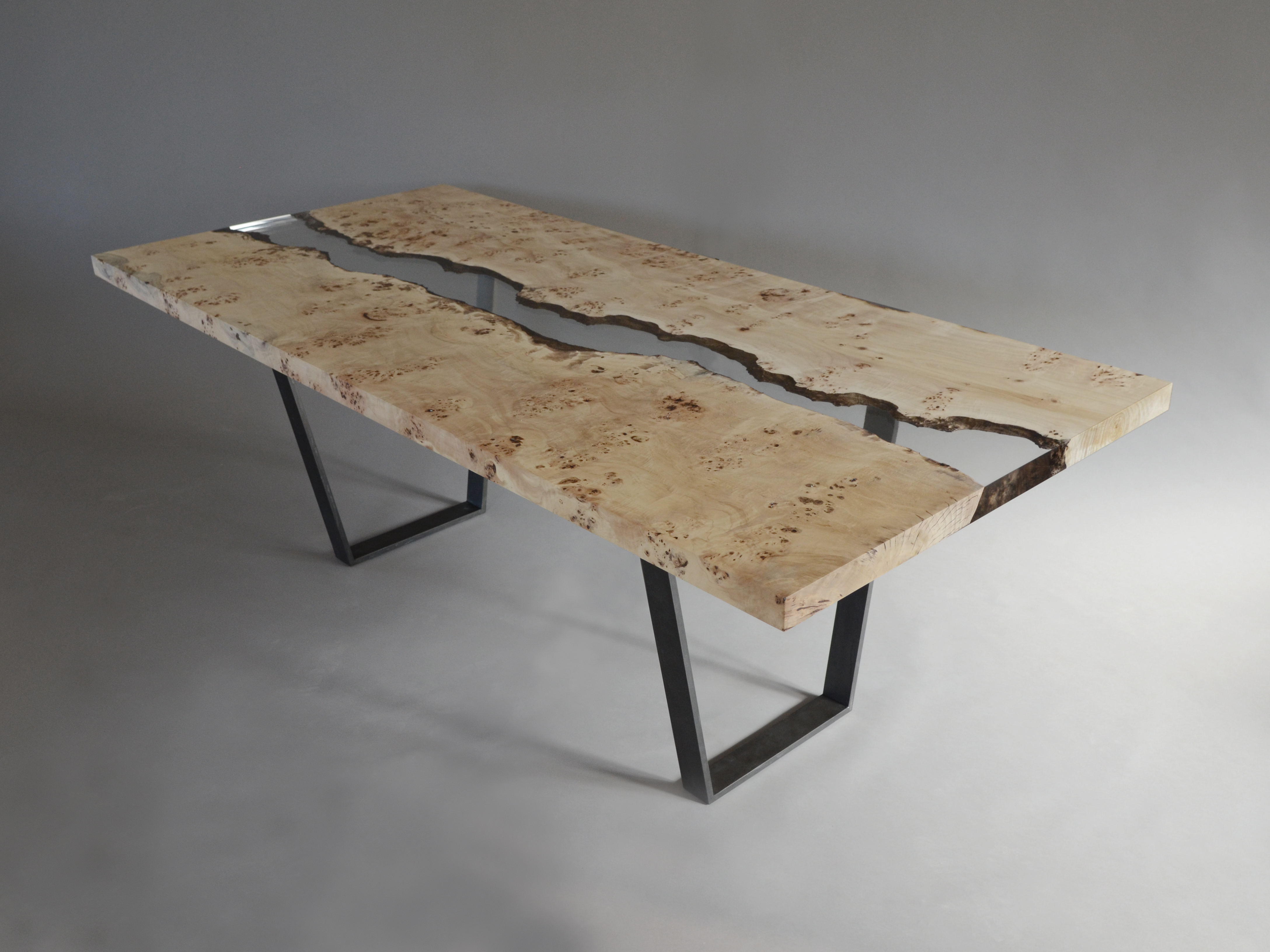 POPLAR RIVER Rectangular dining table By alcarol | design Andrea Forti ...